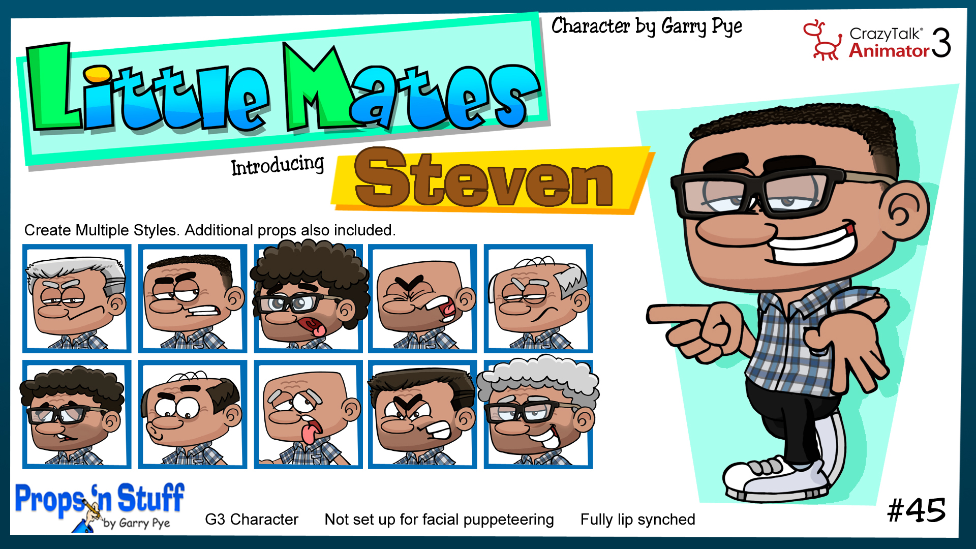 Little Mates - #45 - Steven - Cartoon Animator/Actor - Reallusion ...