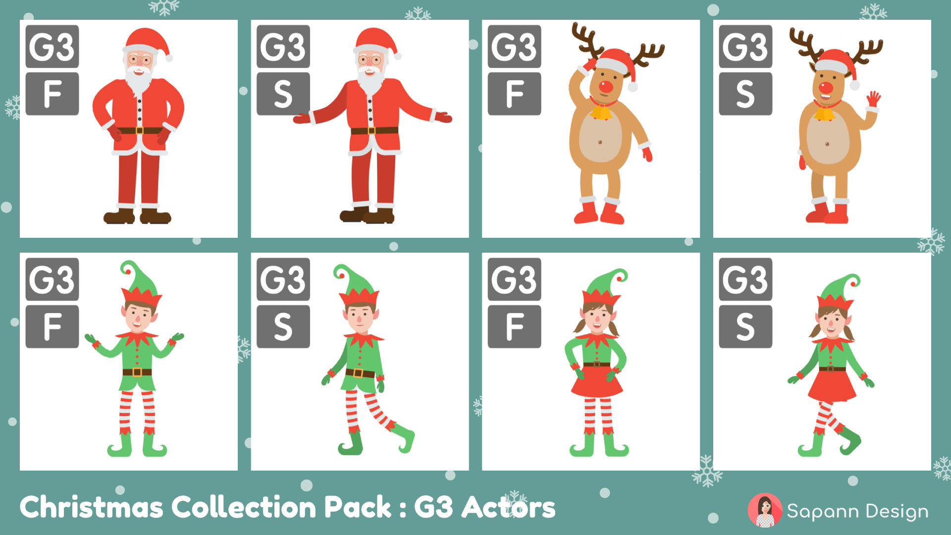 Christmas Collection Pack - Cartoon Animator/Combo (Single PID ...