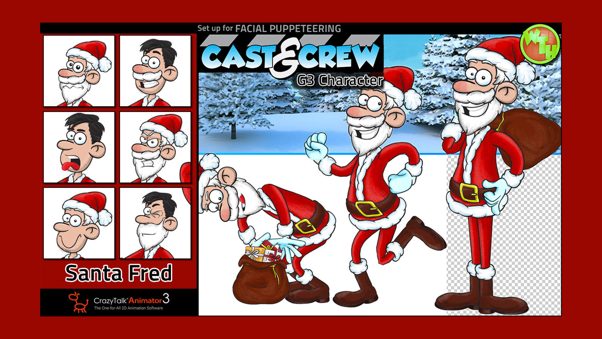 Cast&Crew – Santa Fred - Cartoon Animator/Actor - Reallusion Content Store