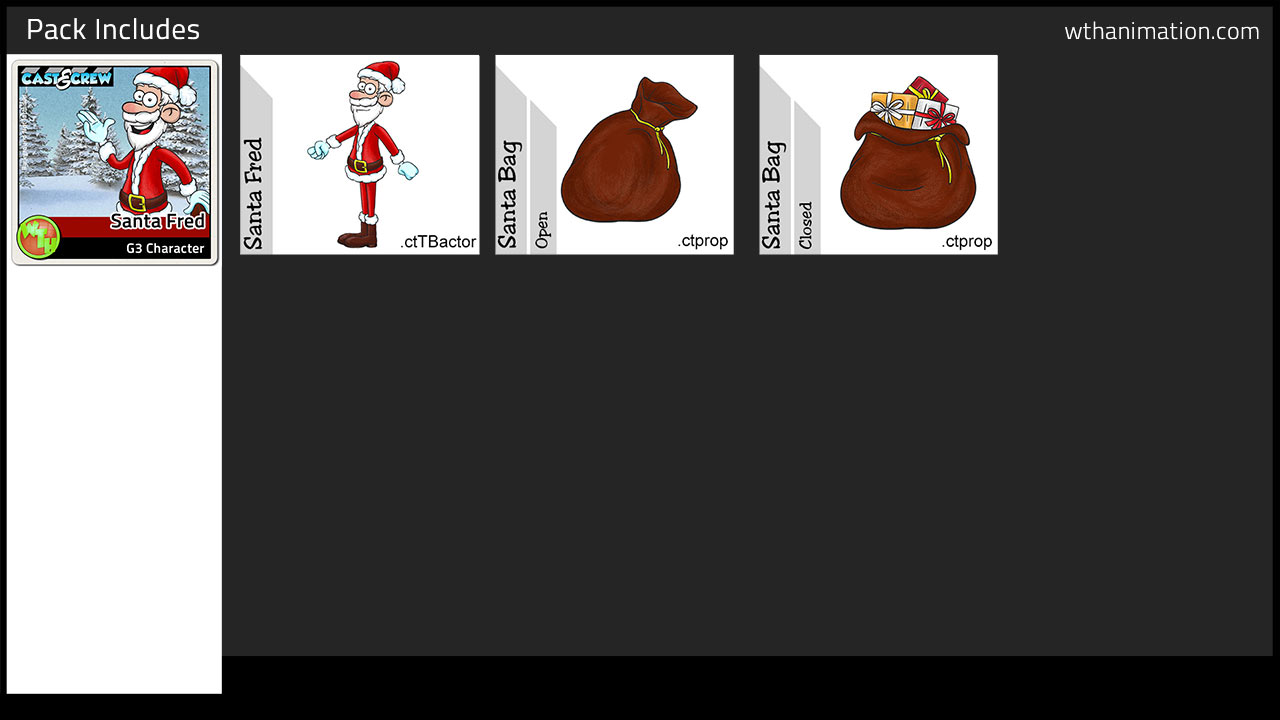 Cast&Crew – Santa Fred - Cartoon Animator/Actor - Reallusion Content Store