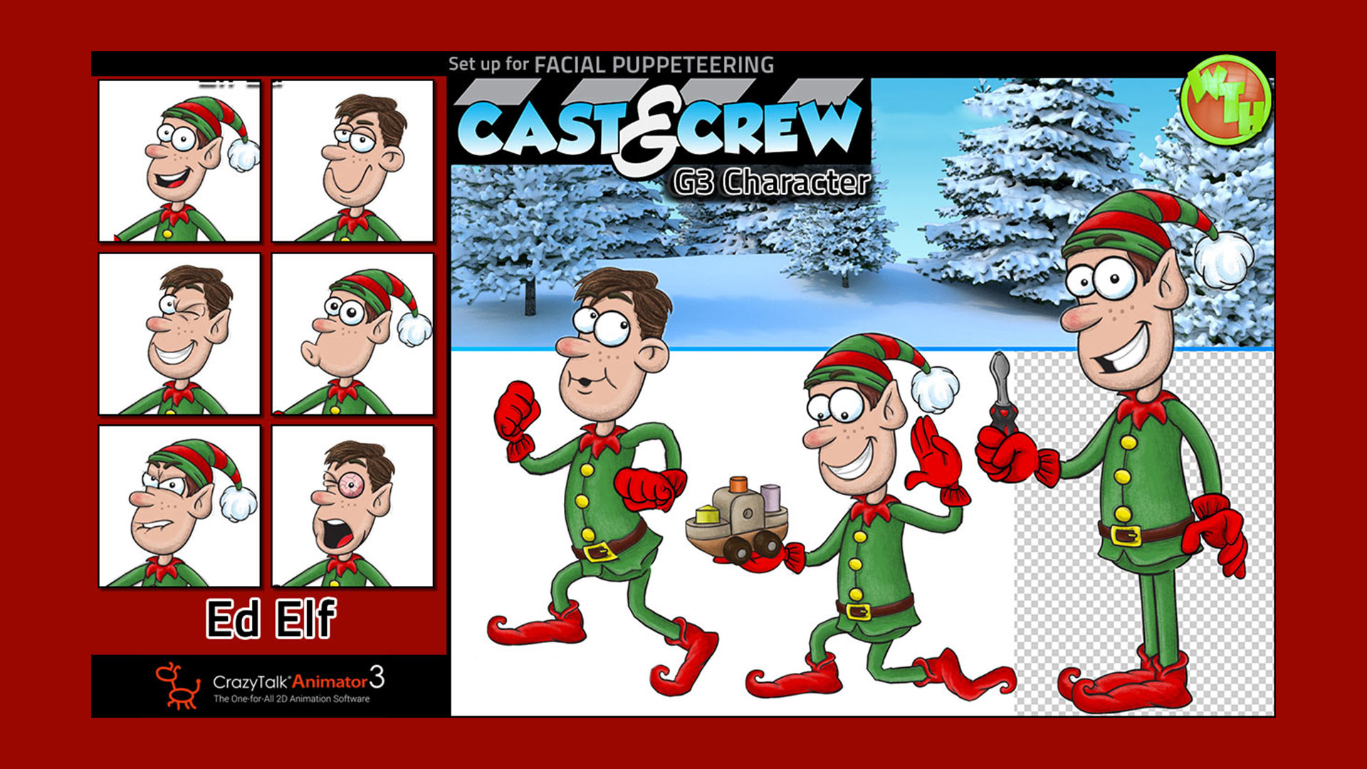 Cast&Crew - Elf Ed - Cartoon Animator/Actor - Reallusion Content Store