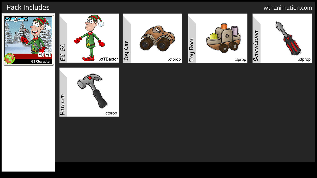 Cast&Crew - Elf Ed - Cartoon Animator/Actor - Reallusion Content Store