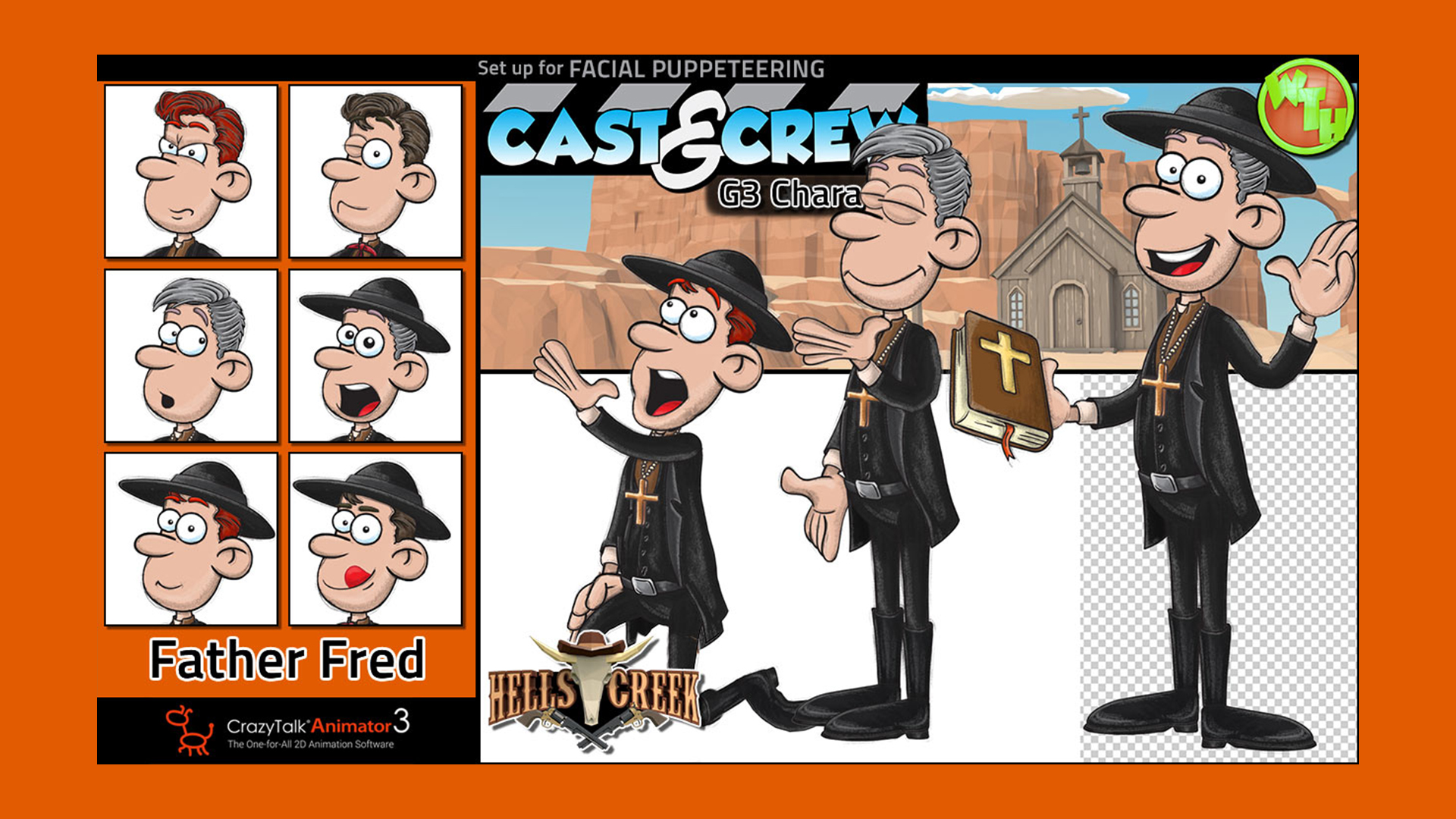 Cast&Crew – Father Fred - Cartoon Animator/Actor - Reallusion Content Store