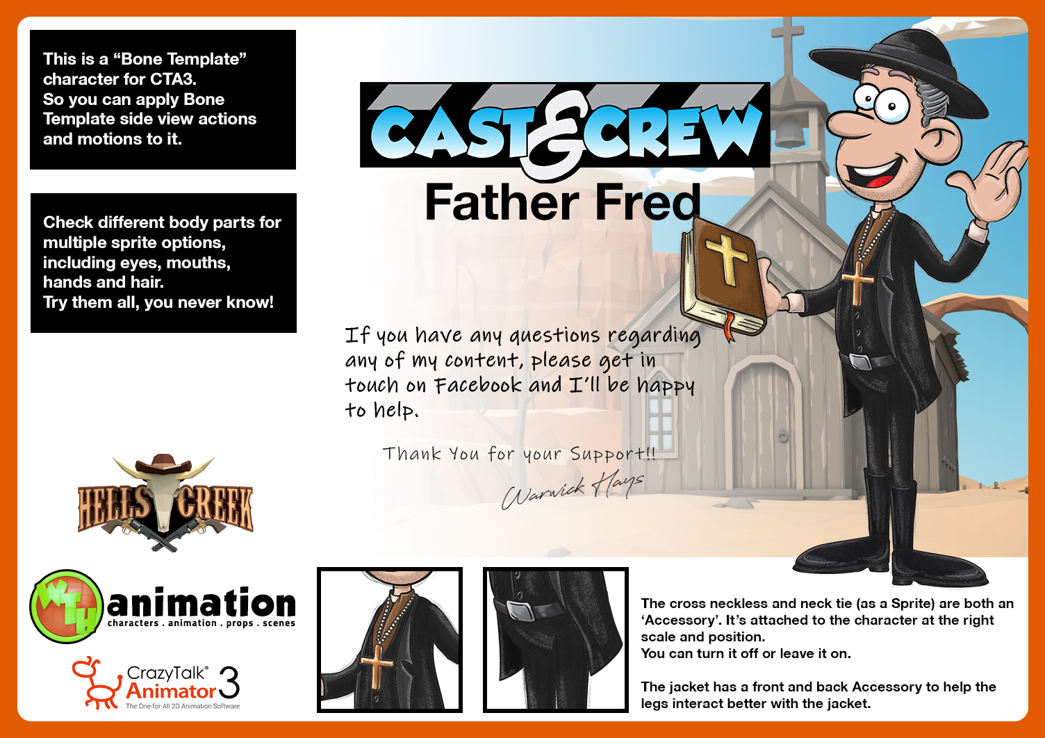 Cast&Crew – Father Fred - Cartoon Animator/Actor - Reallusion Content Store