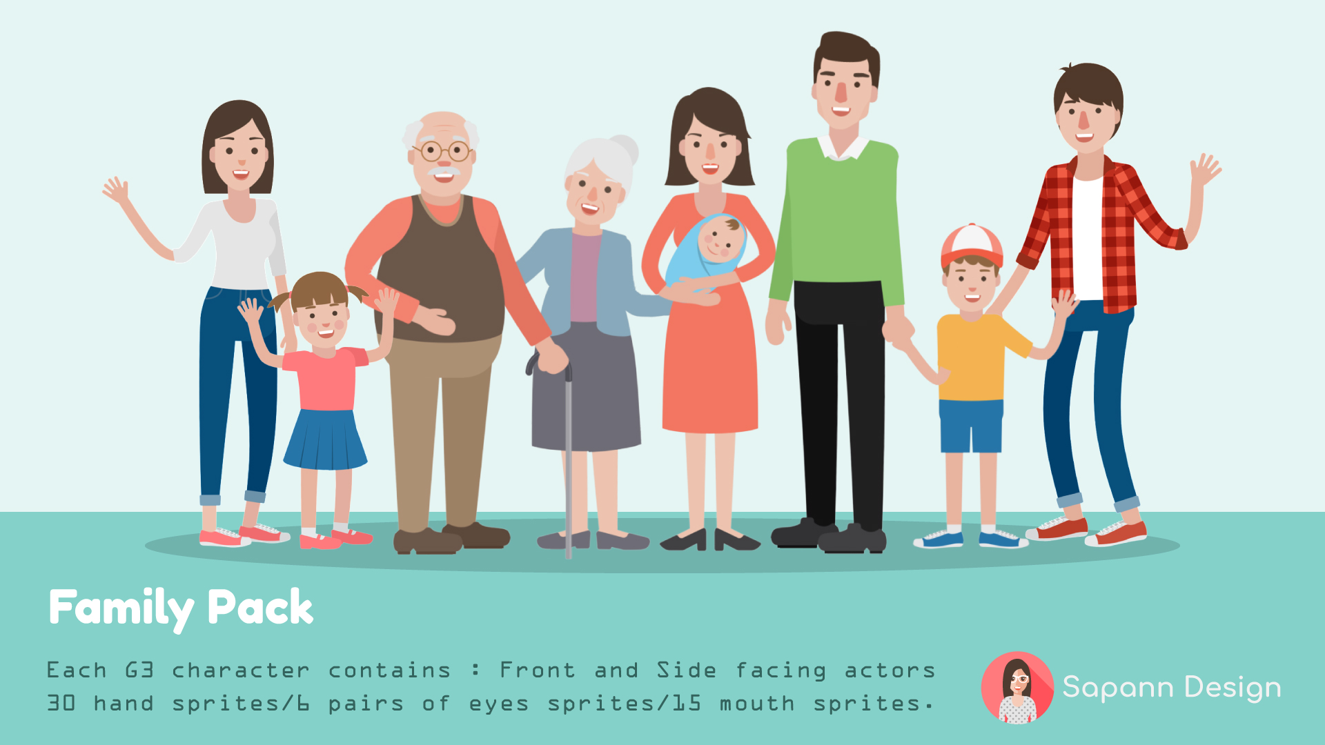 Family Pack - Cartoon Animator/Actor - Reallusion Content Store