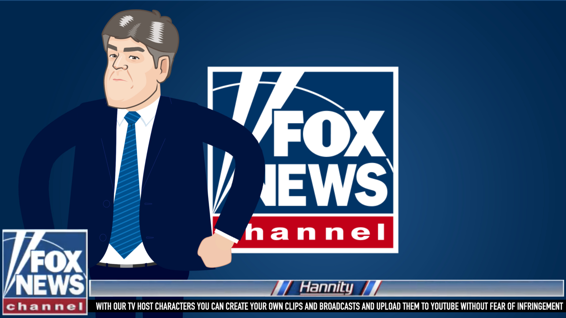 Sean Hannity (Front & Side) - Cartoon Animator/Actor - Reallusion ...