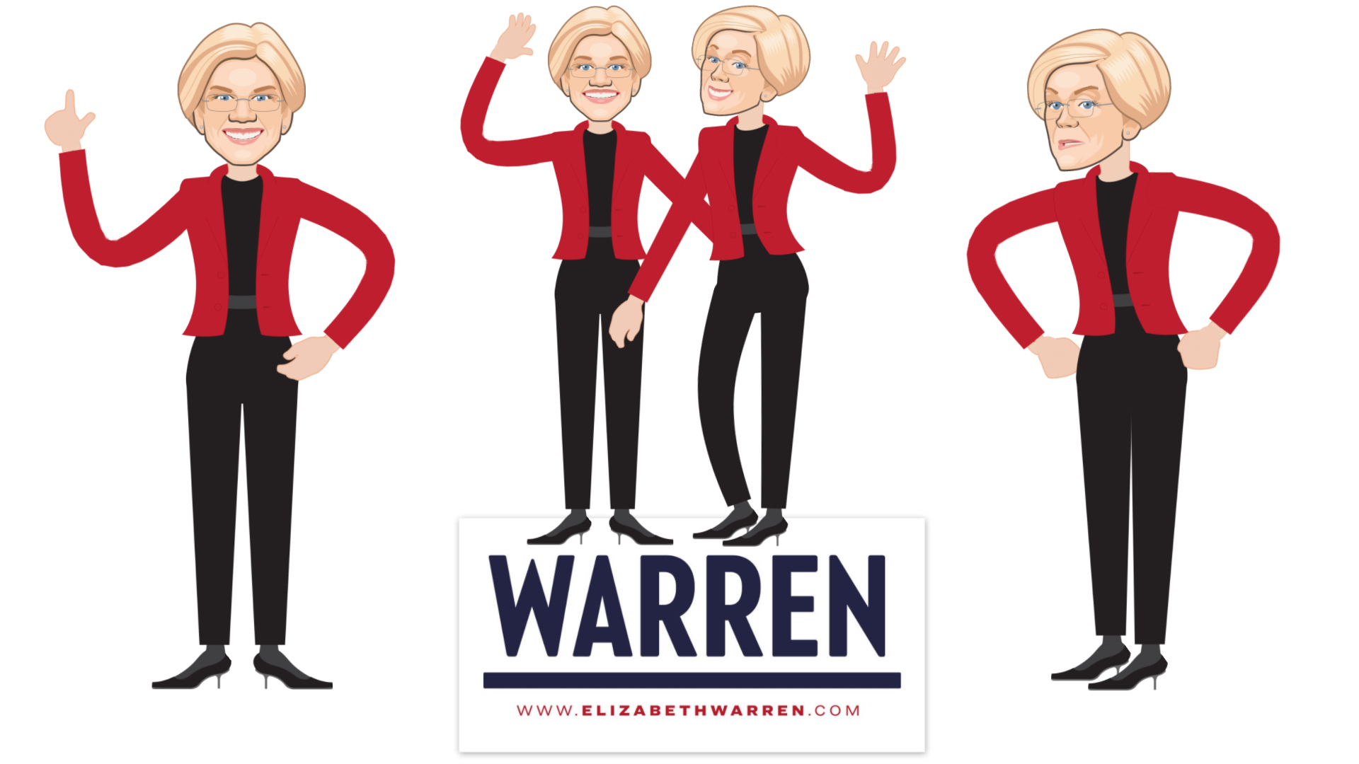Elizabeth Warren - Cartoon Animator/Actor - Reallusion Content Store