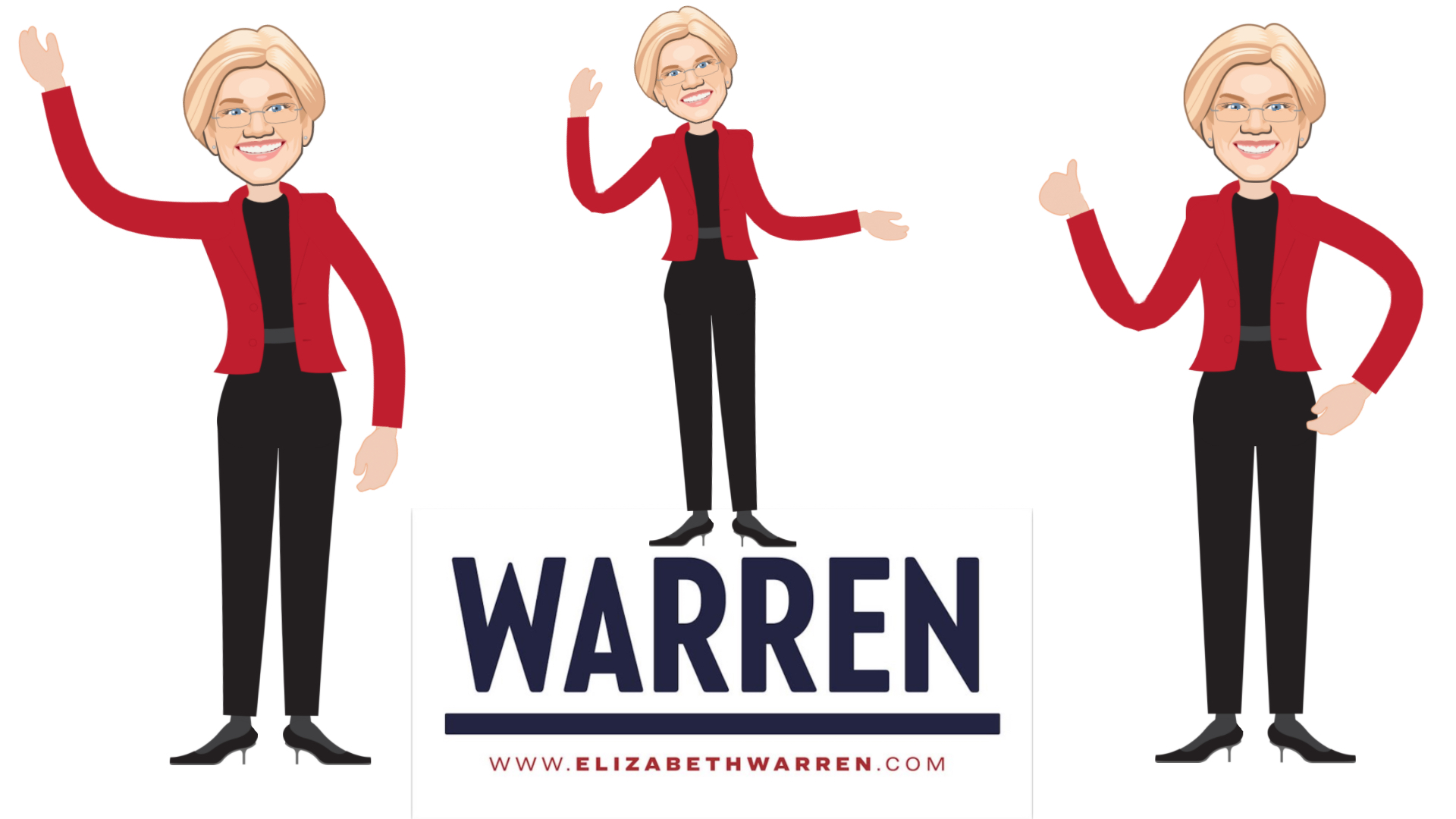 Elizabeth Warren - Cartoon Animator/Actor - Reallusion Content Store