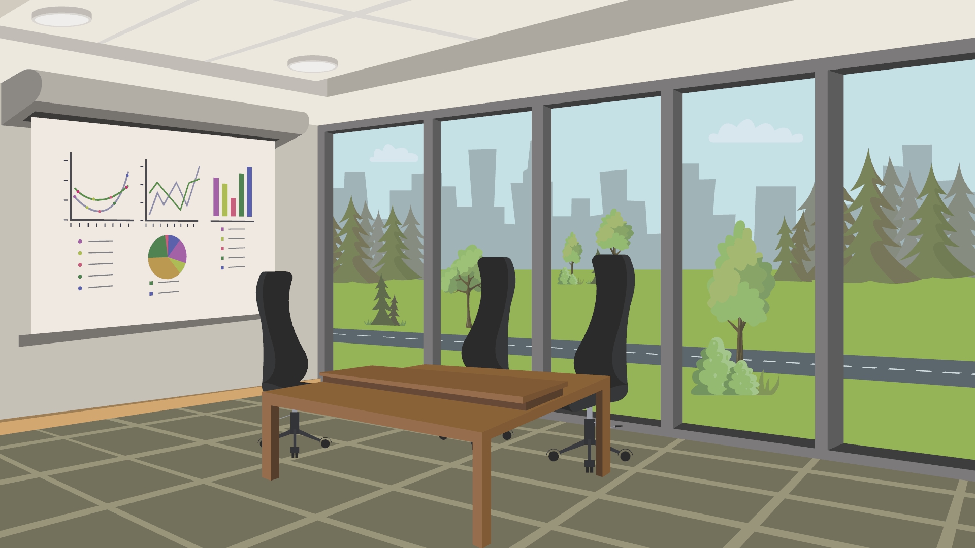 Office Collection - Conference Room - Cartoon Animator/Scene ...
