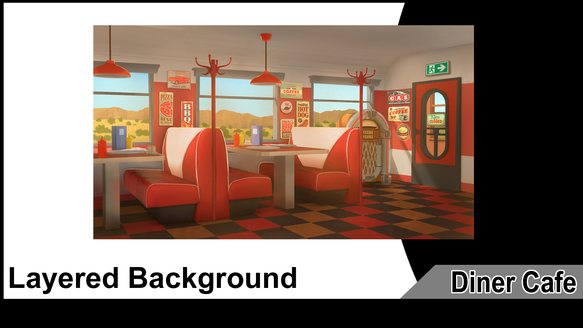 Diner Cafe by Anton Bakhmat - Cartoon Animator/Scene - Reallusion Content Store