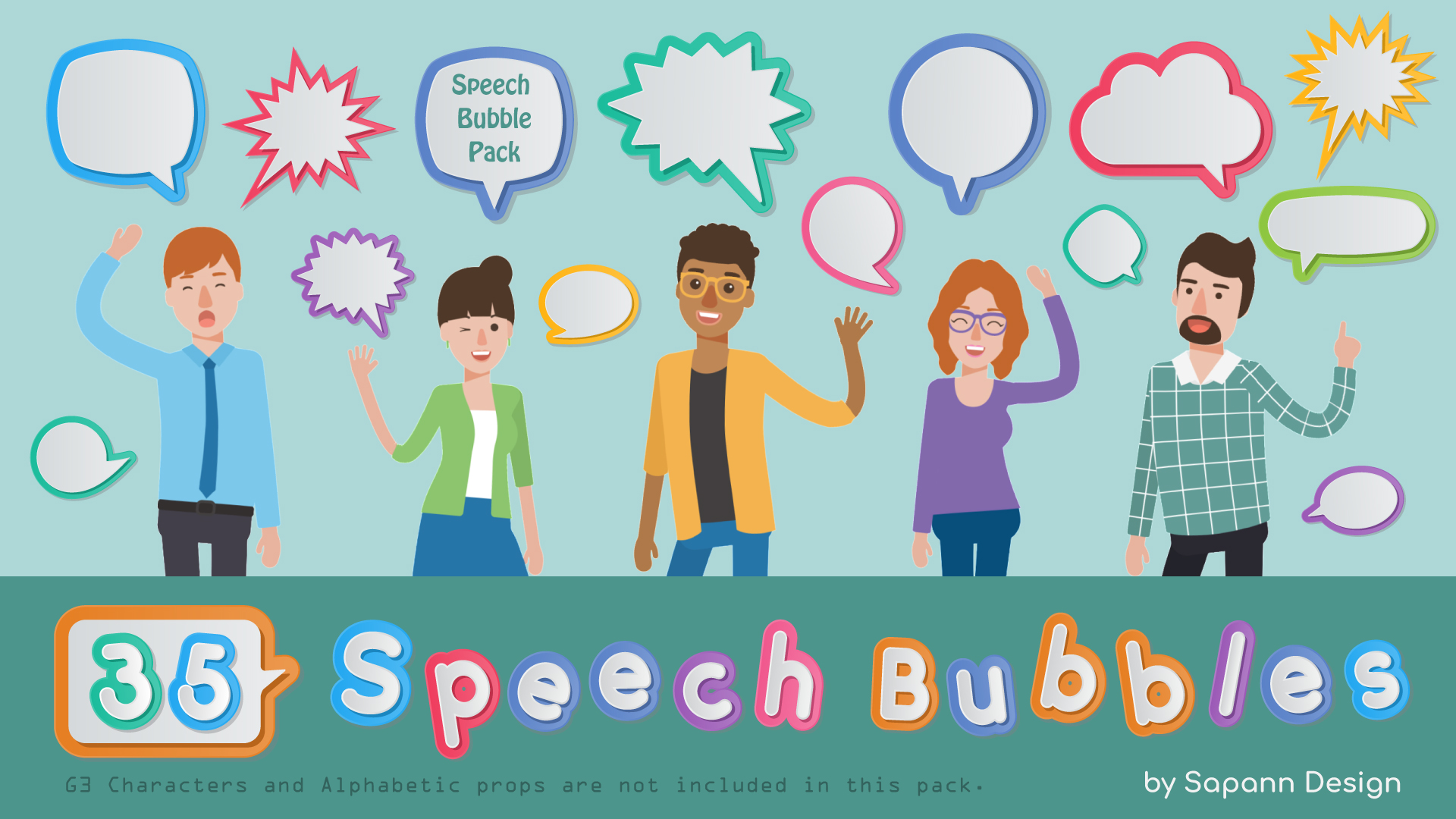 Speech Bubble Pack - Cartoon Animator/Scene - Reallusion Content Store