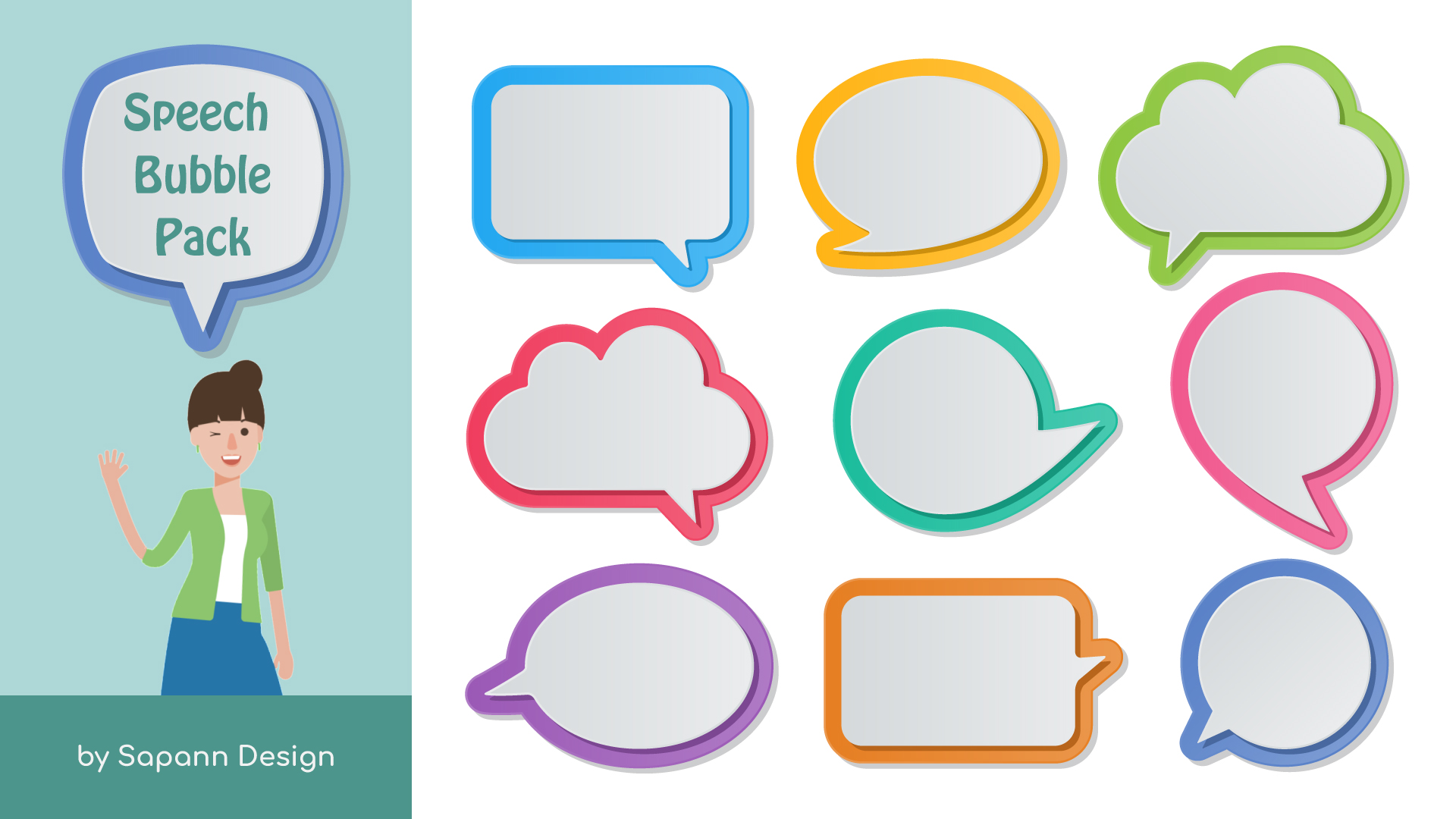 Speech Bubble Pack - Cartoon Animator/Scene - Reallusion Content Store