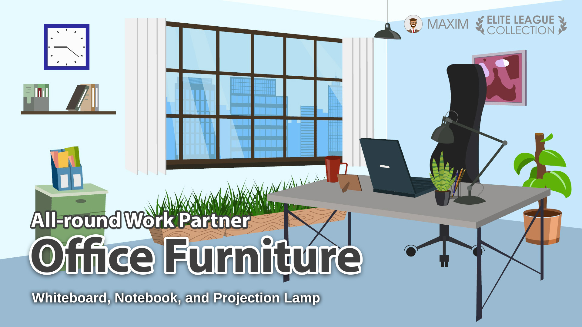 Office Furniture - Cartoon Animator/Scene - Reallusion Content Store