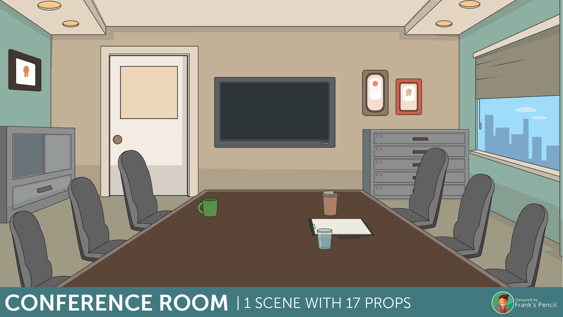 Conference Room - Cartoon Animator/Scene - Reallusion Content Store