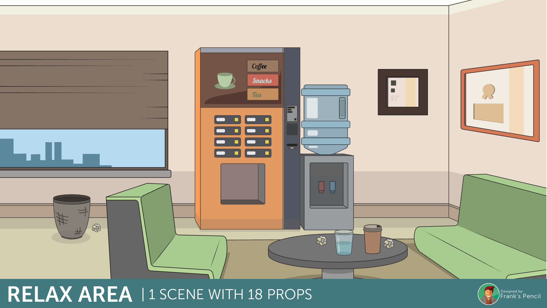 Relax Area - Cartoon Animator/Scene - Reallusion Content Store