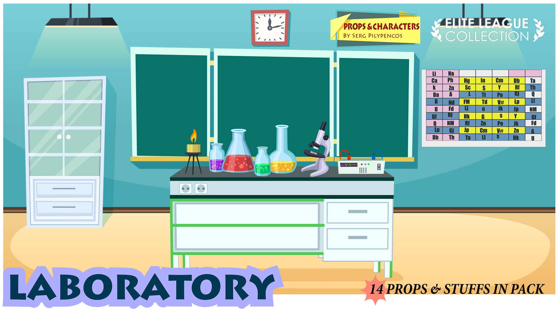 Laboratory - Cartoon Animator/Scene - Reallusion Content Store