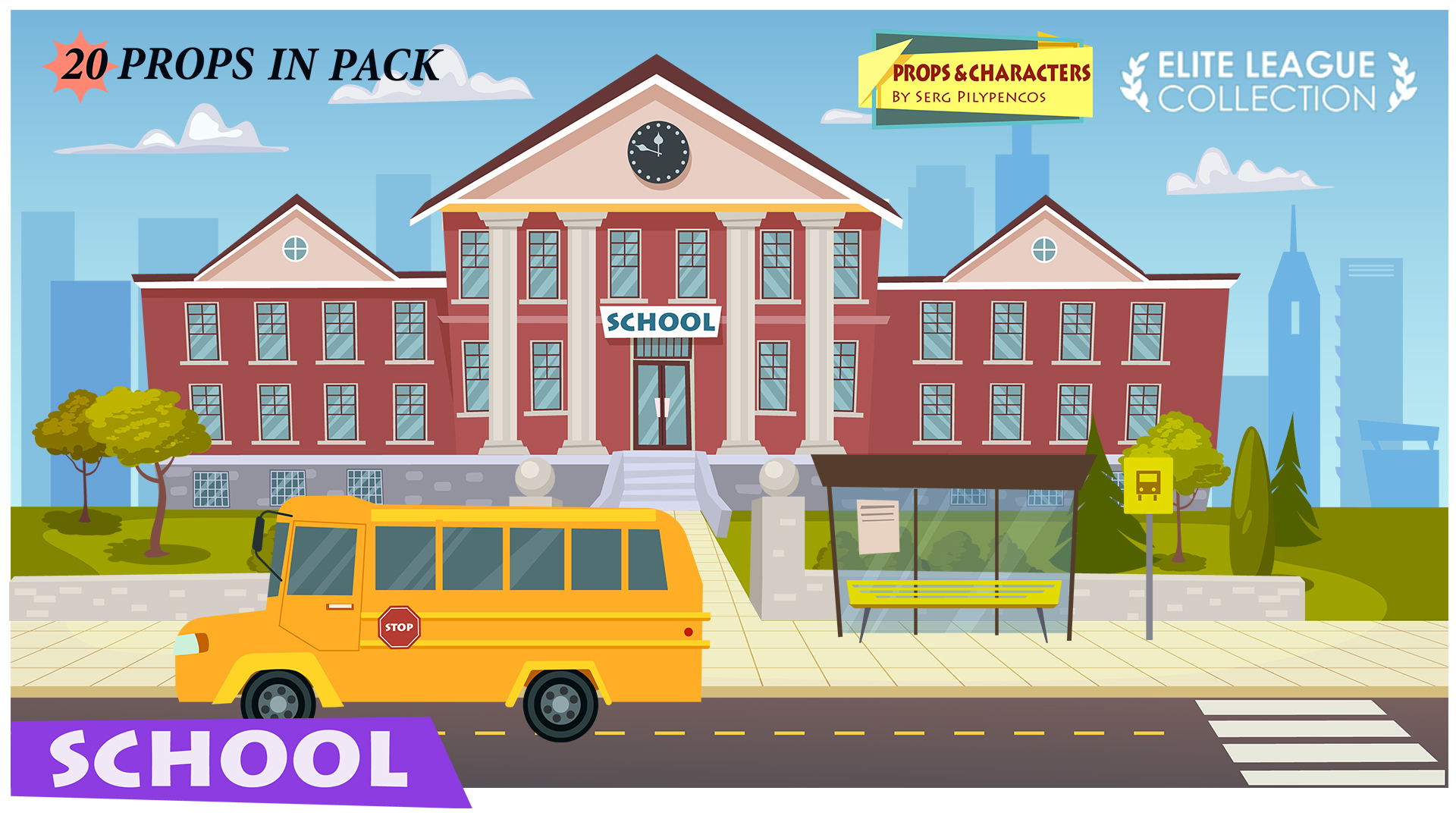 Outdoor School - Cartoon Animator/Scene - Reallusion Content Store