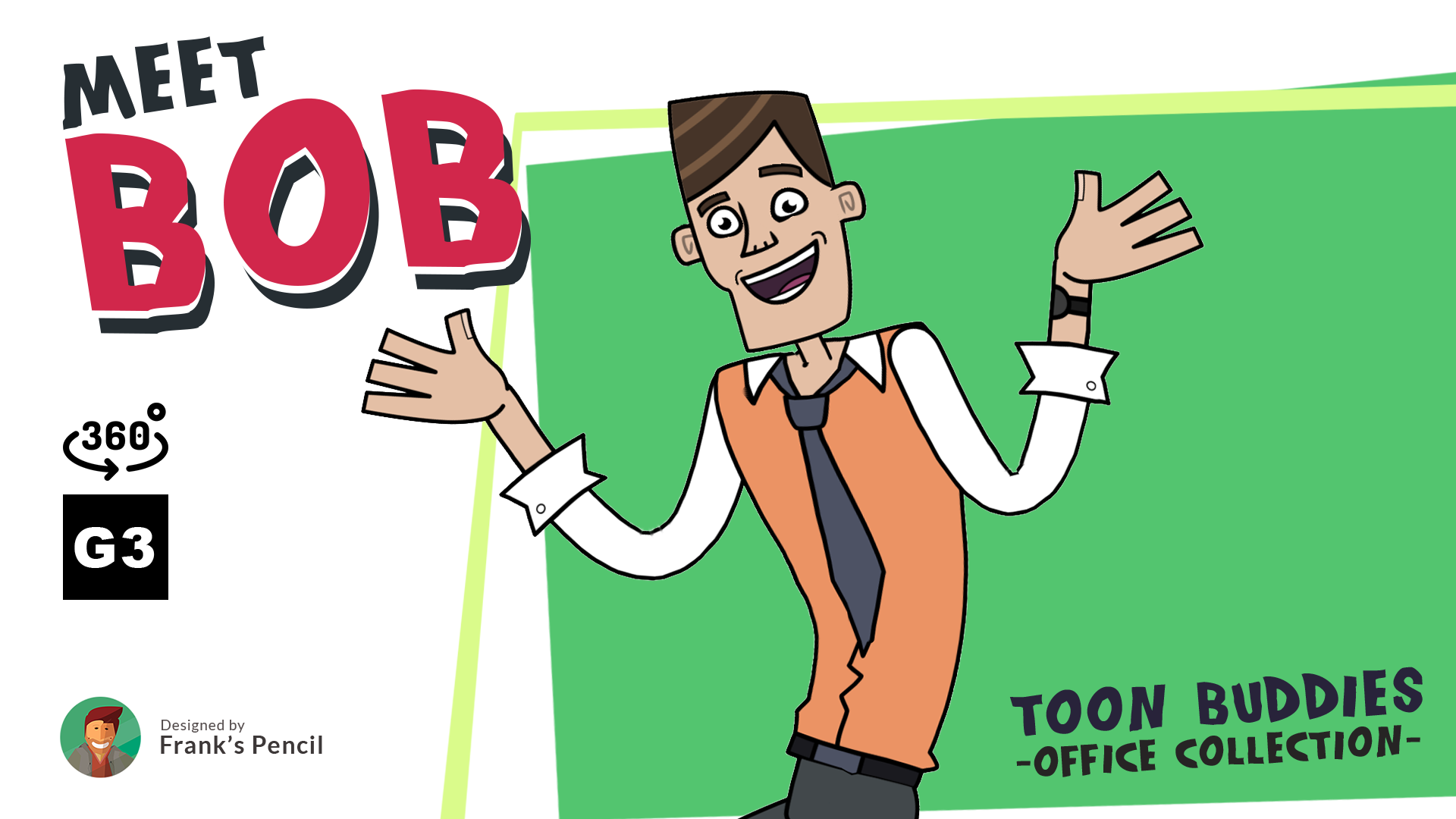 Toon Buddies - Bob - Cartoon Animator/Actor - Reallusion Content Store