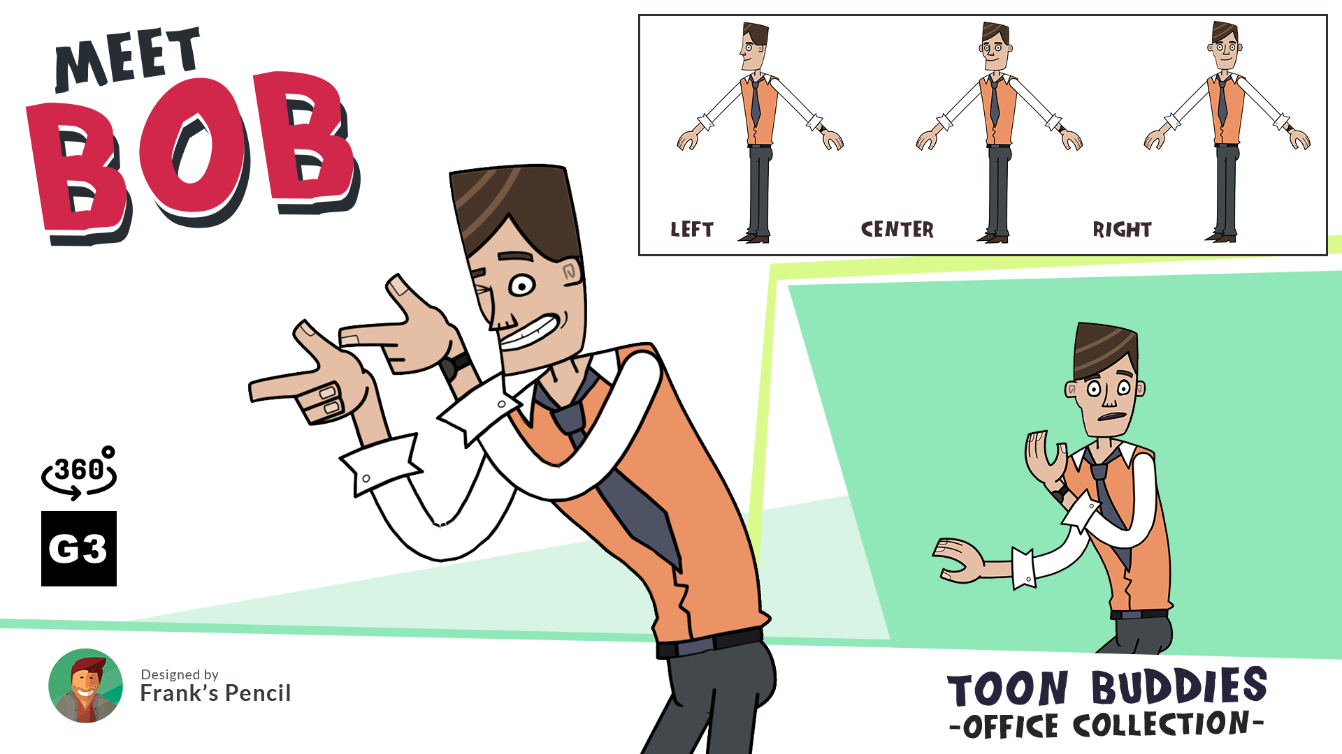 Toon Buddies Bob Cartoon Animator Actor Reallusion Content Store