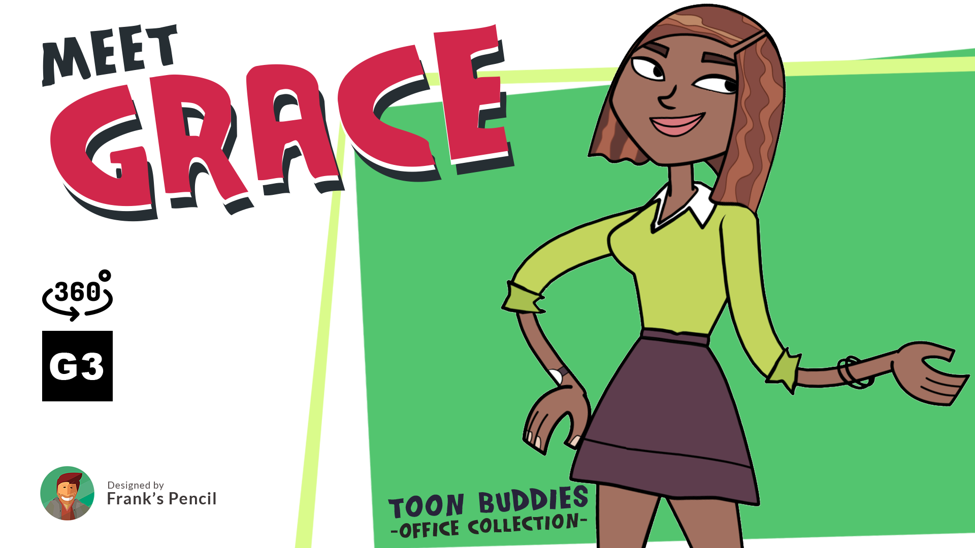 Toon Buddies - Grace - Cartoon Animator/Actor - Reallusion Content Store