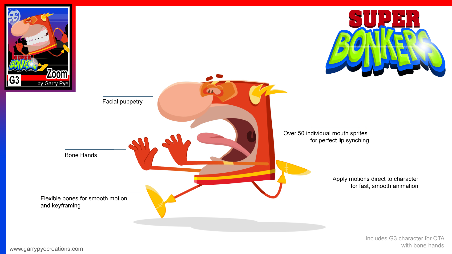 Bonkers Zoom - Cartoon Animator/Actor - Reallusion Content Store