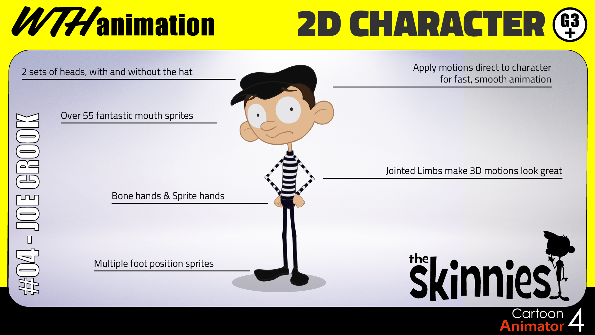 the skinnies - #04 Joe Crook - Cartoon Animator/Actor - Reallusion ...