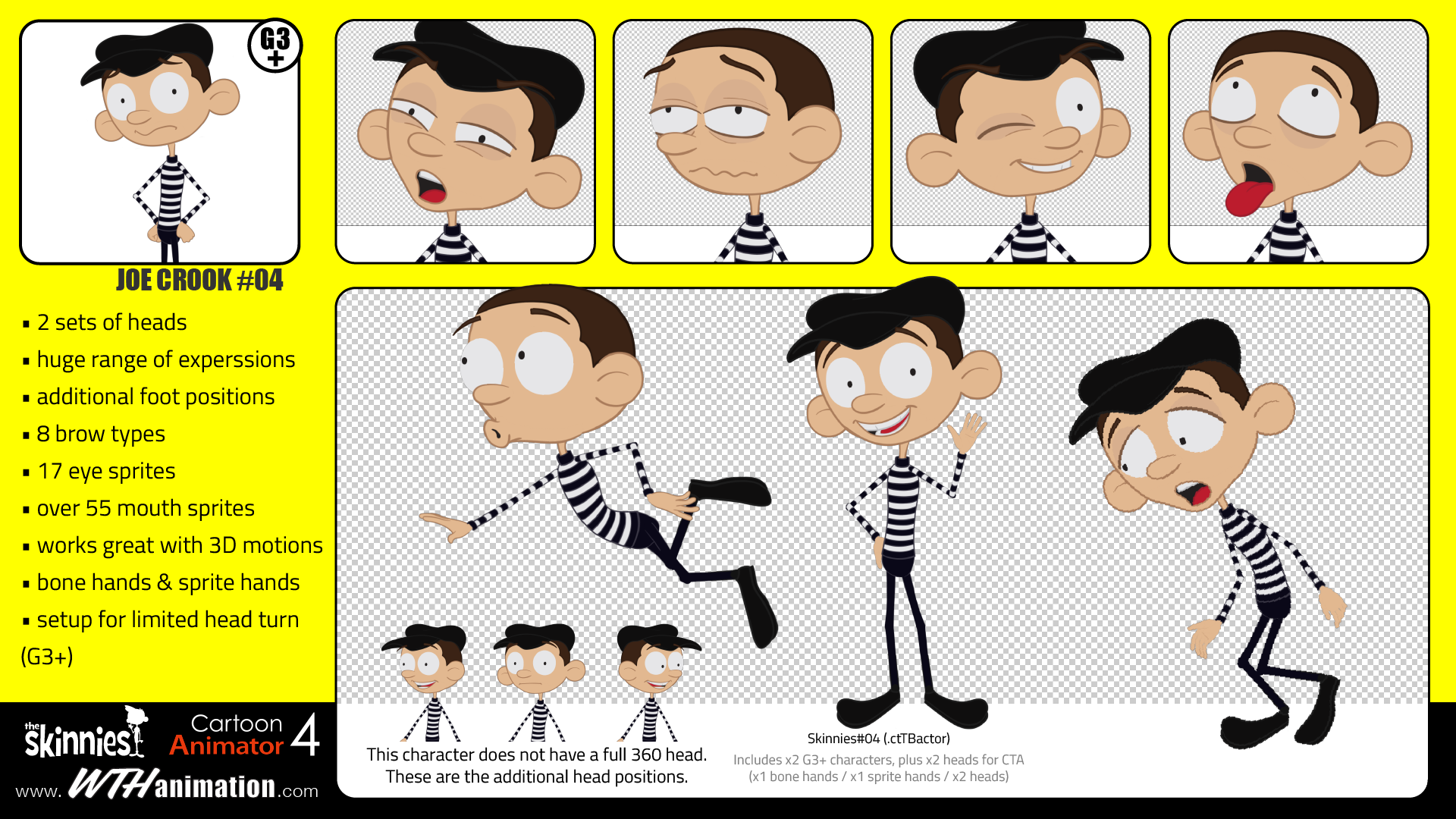 the skinnies - #04 Joe Crook - Cartoon Animator/Actor - Reallusion ...