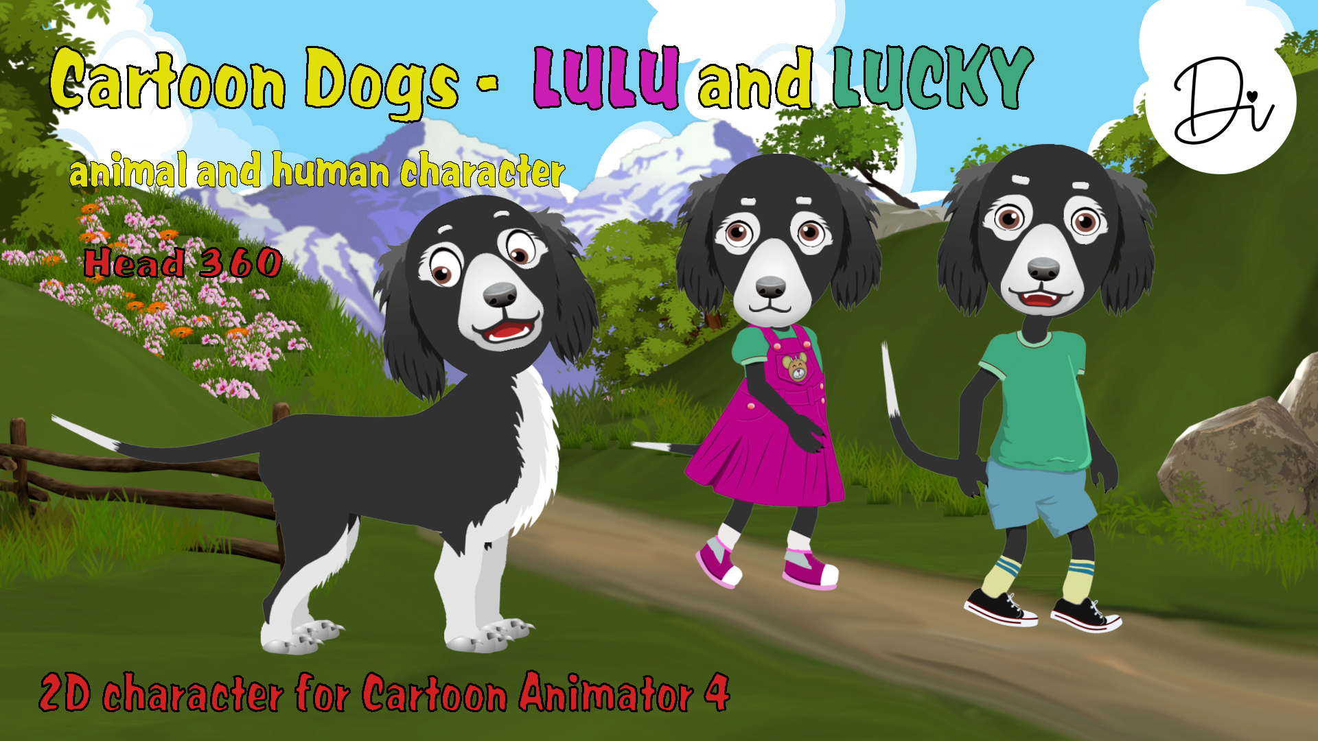 Cartoon dogs LULU and Lucky - Cartoon Animator/Actor - Reallusion ...