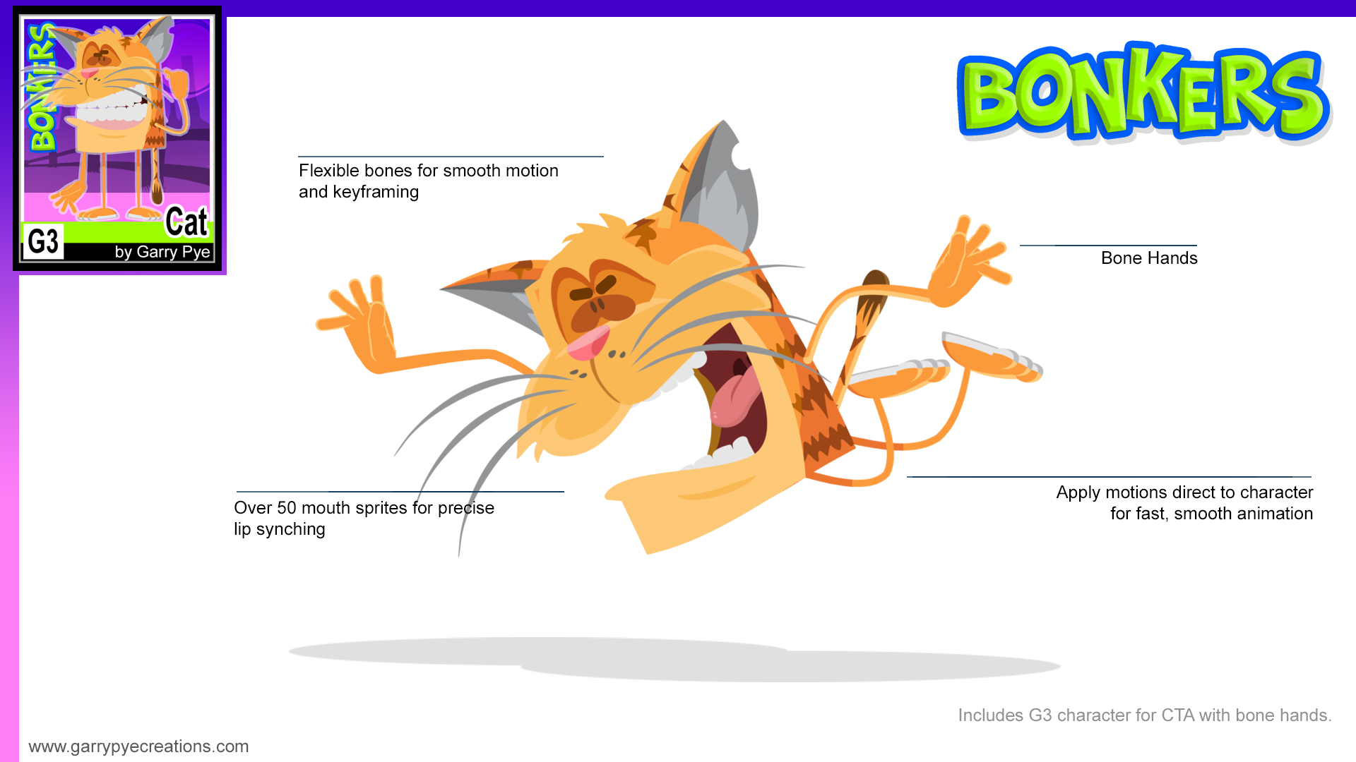 Bonkers Cat - Cartoon Animator/Actor - Reallusion Content Store