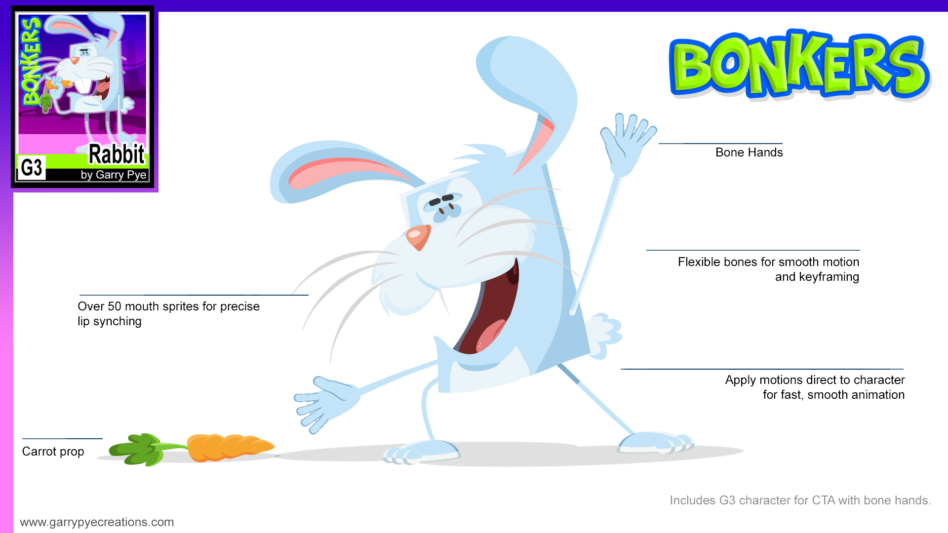 Bonkers Rabbit - Cartoon Animator/Actor - Reallusion Content Store