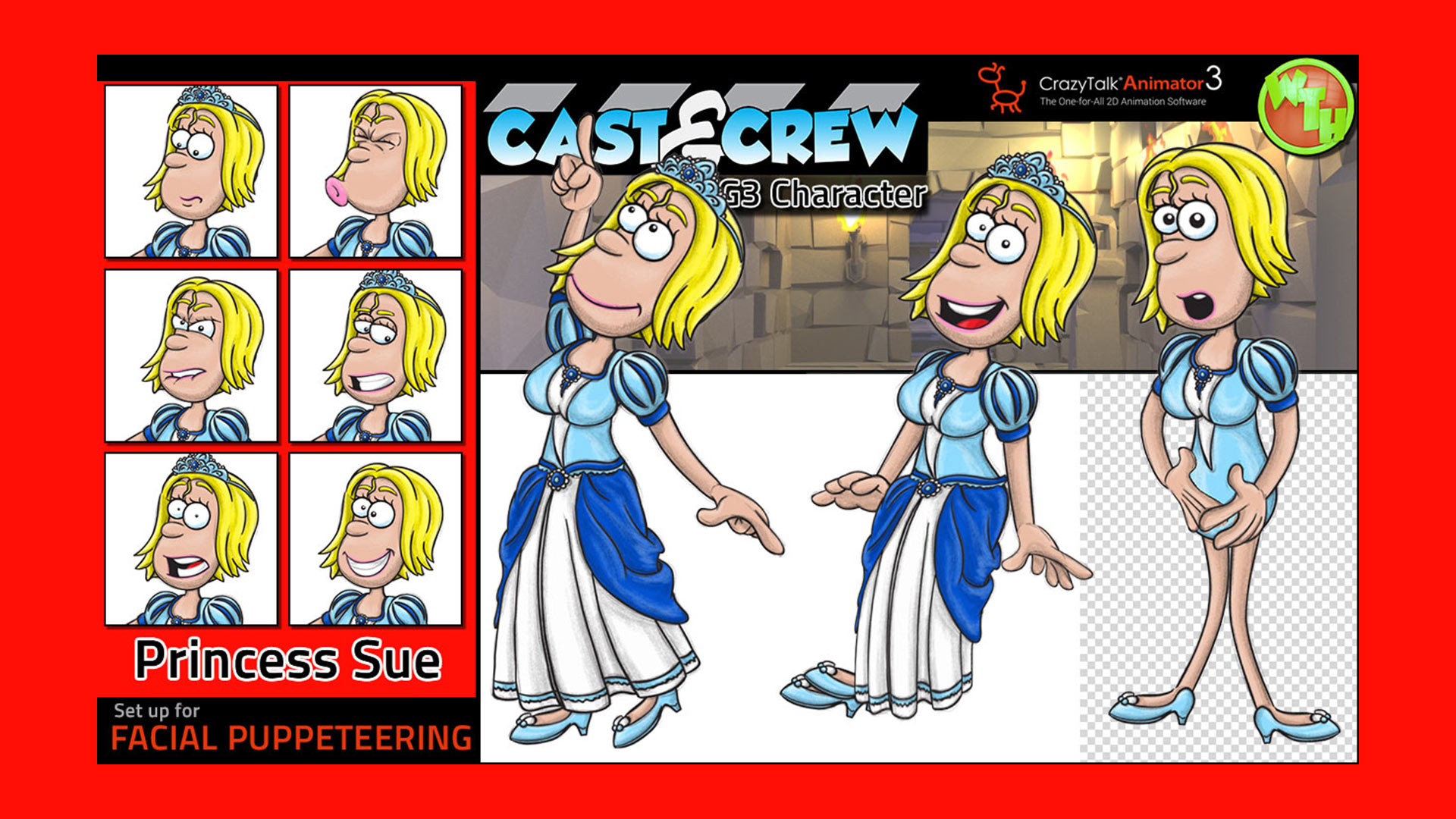 Cast&Crew – Princess Sue - Cartoon Animator/Actor - Reallusion Content ...