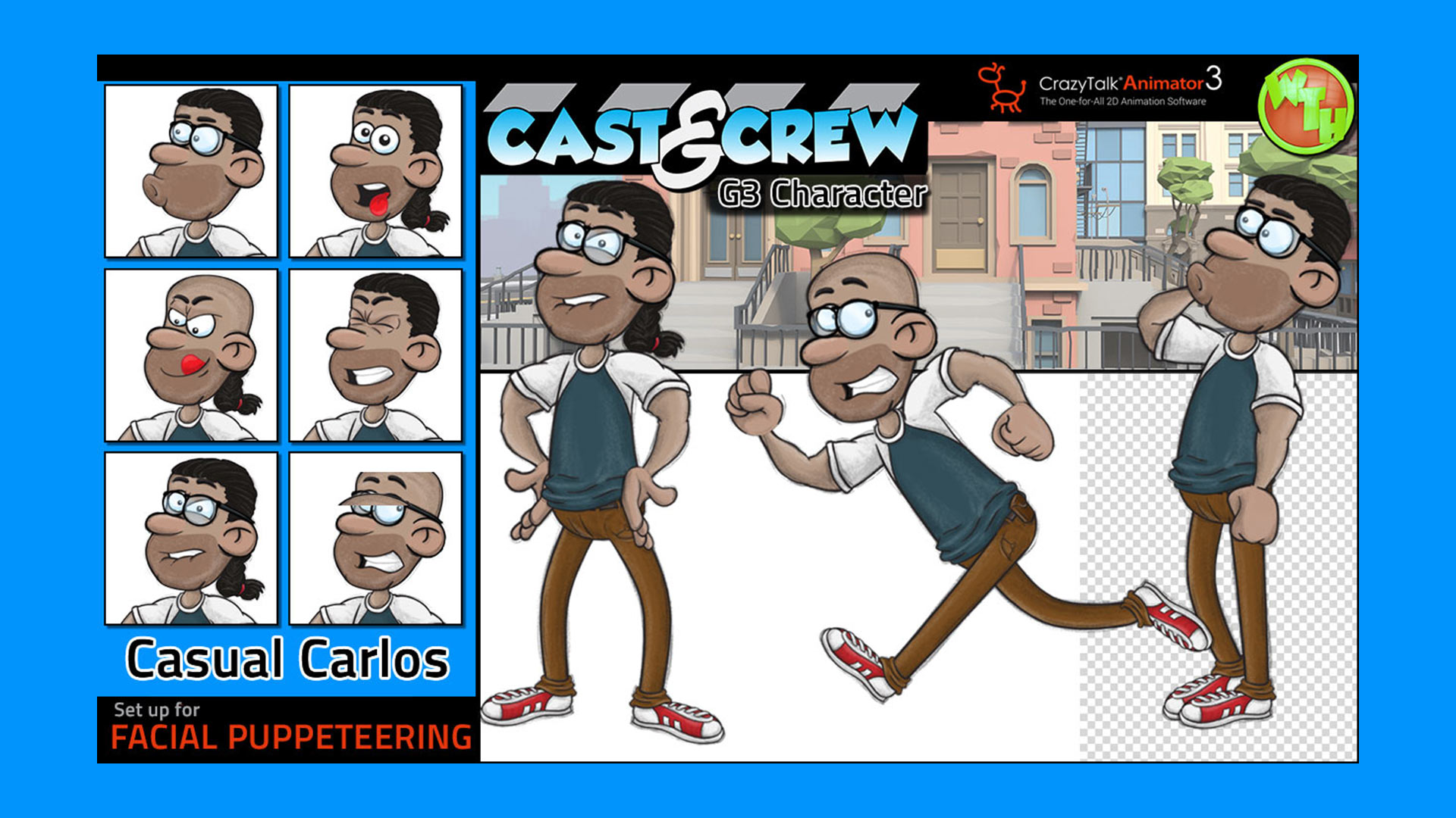 Cast&Crew – Casual Carlos - Cartoon Animator/Actor - Reallusion Content ...