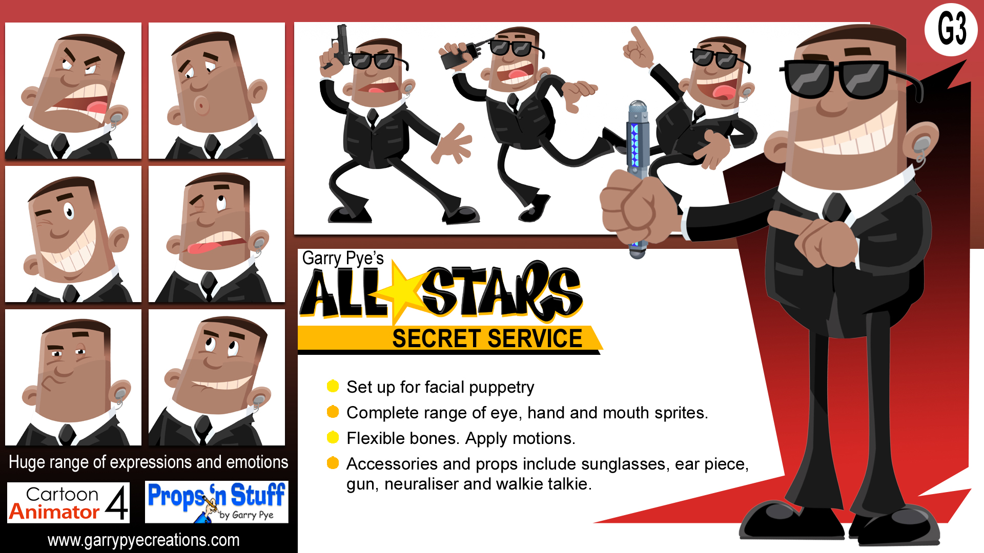 All Stars Secret Agent Adi - Cartoon Animator/Actor - Reallusion ...