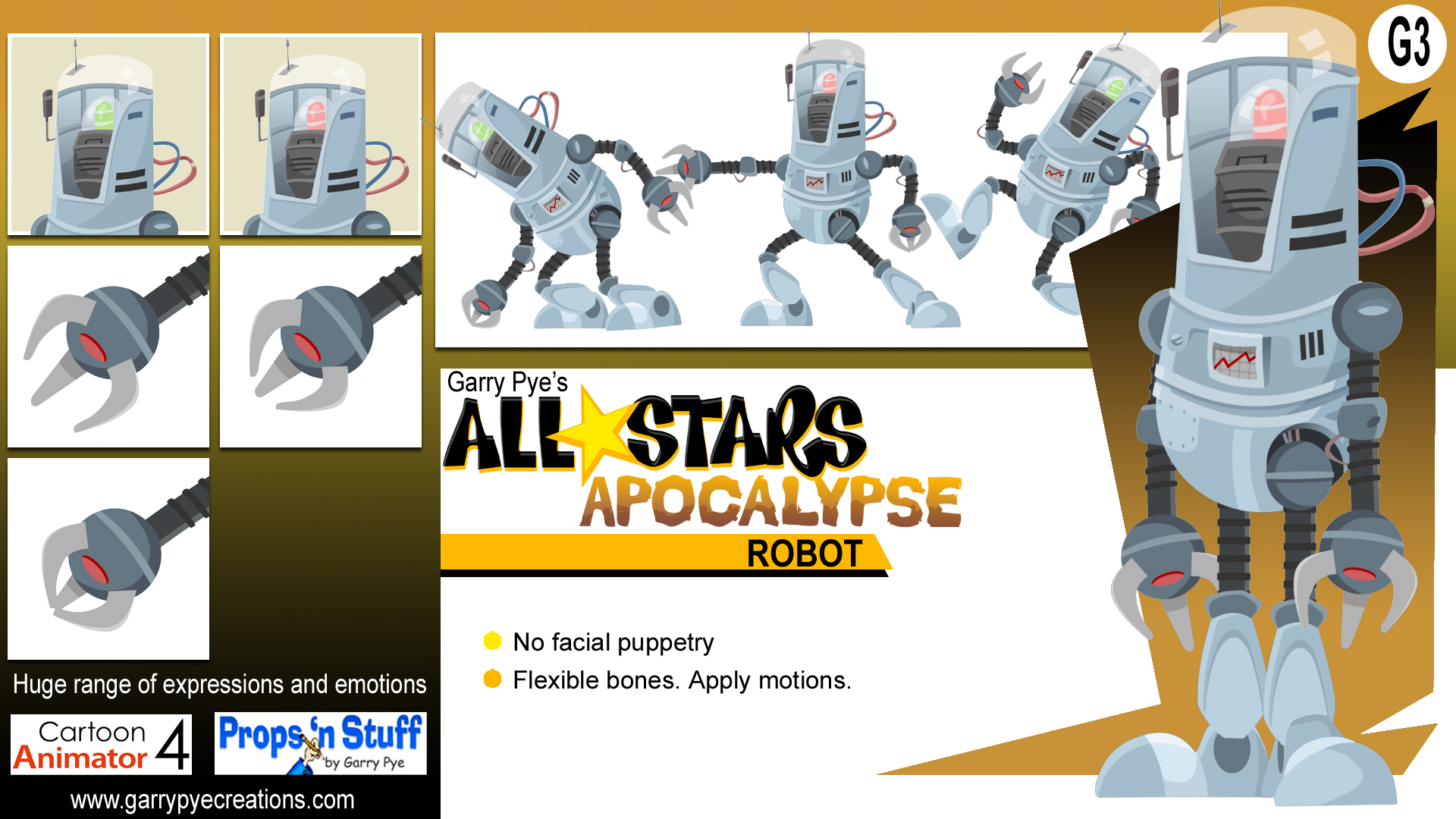 All Stars Robot - Cartoon Animator/Actor - Reallusion Content Store