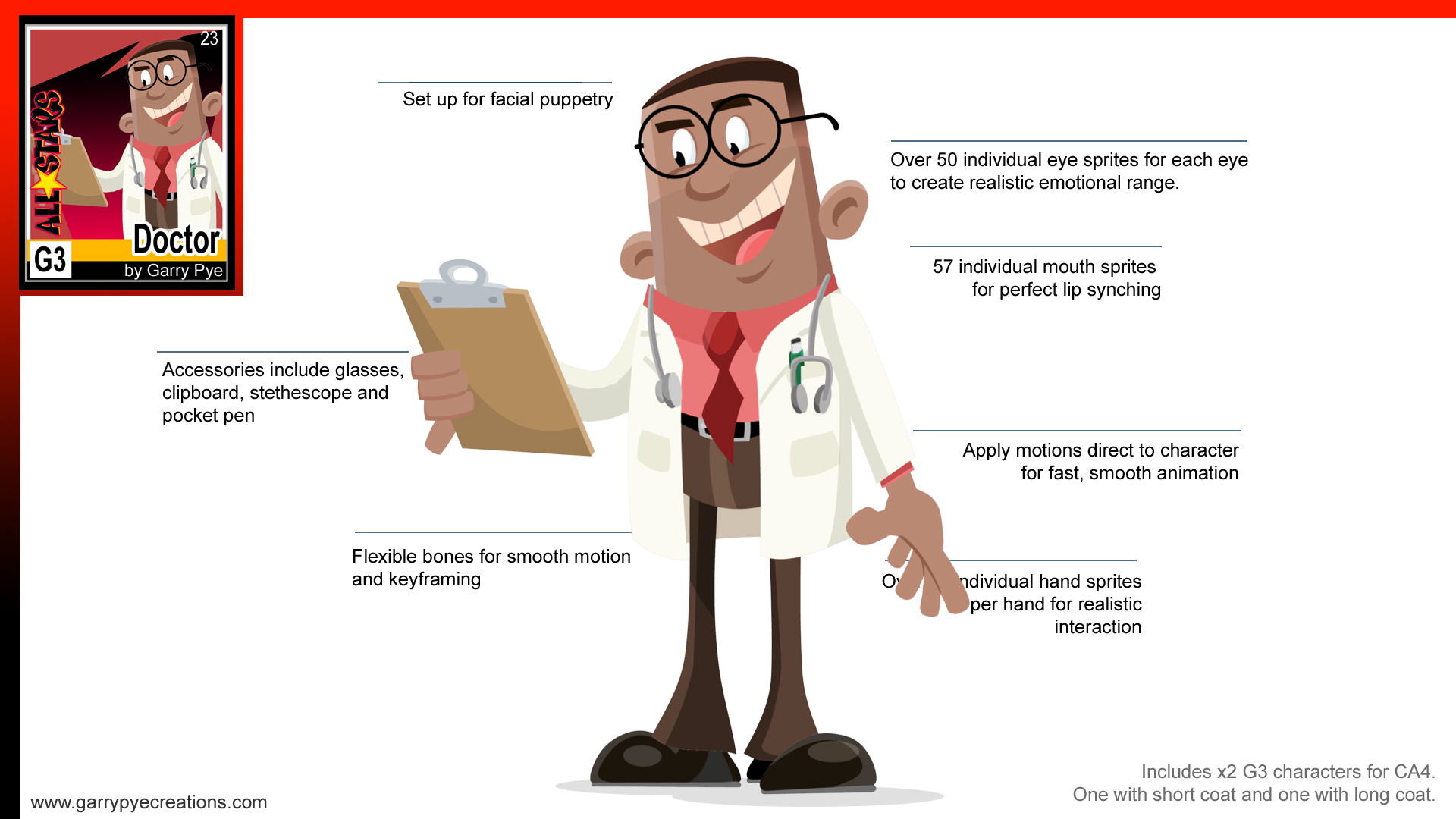 All Stars Doctor Adi - Cartoon Animator/Actor - Reallusion Content Store