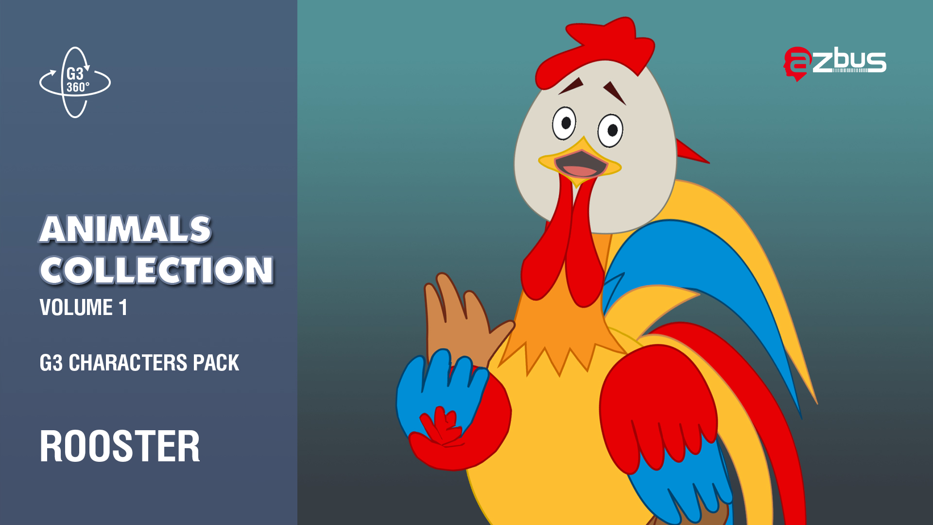Rooster - Cartoon Animator/Actor - Reallusion Content Store