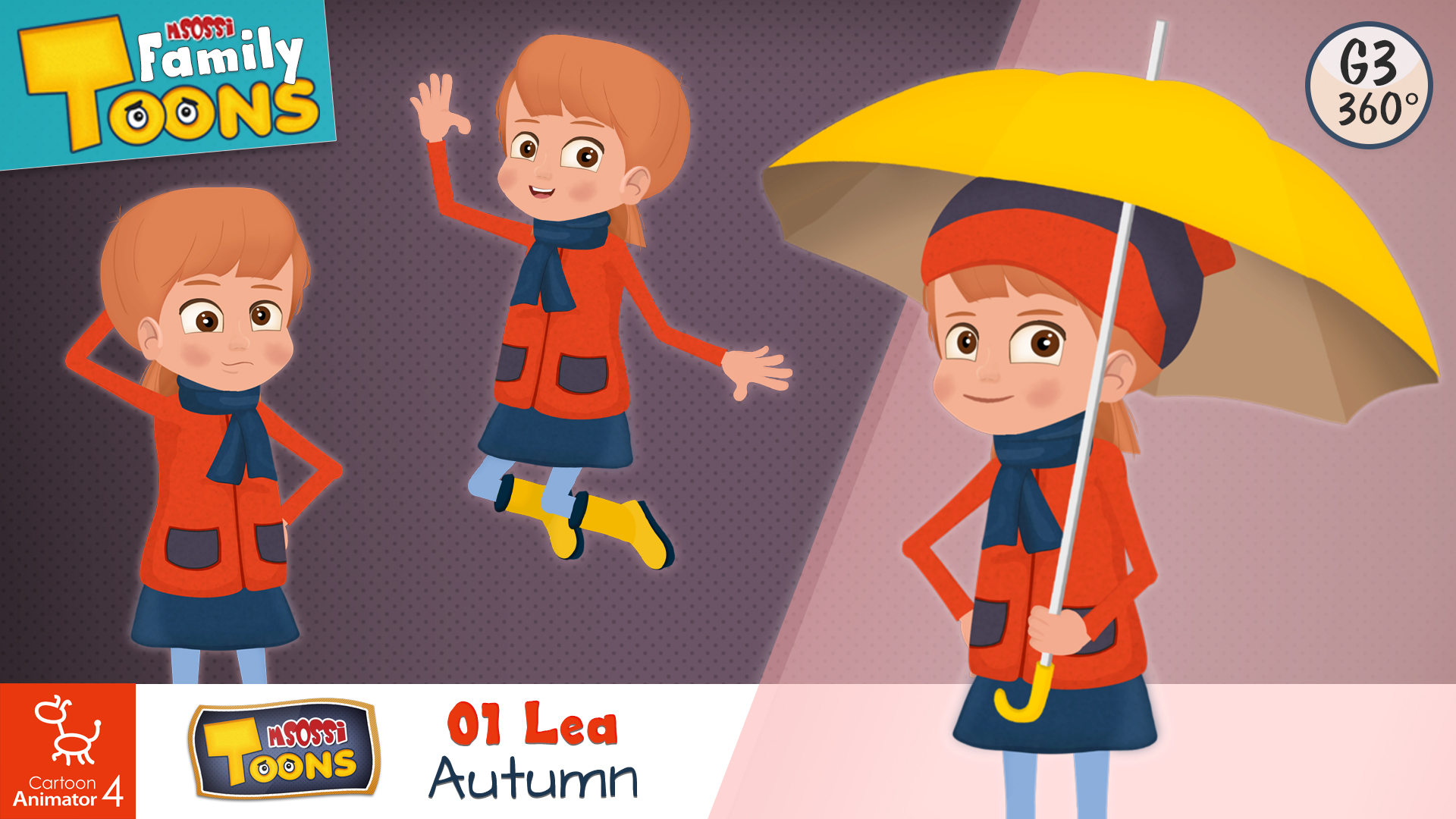 01 Lea Autumn - Cartoon Animator/Actor - Reallusion Content Store