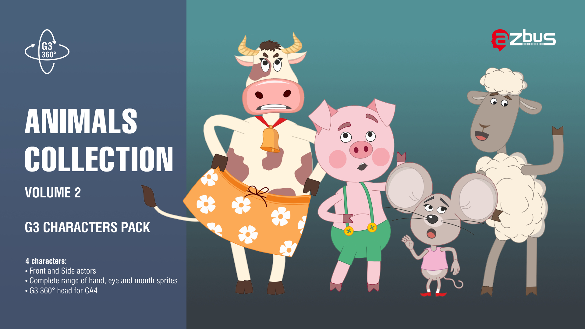 Animals collection. Volume 2 - Cartoon Animator/Actor - Reallusion ...