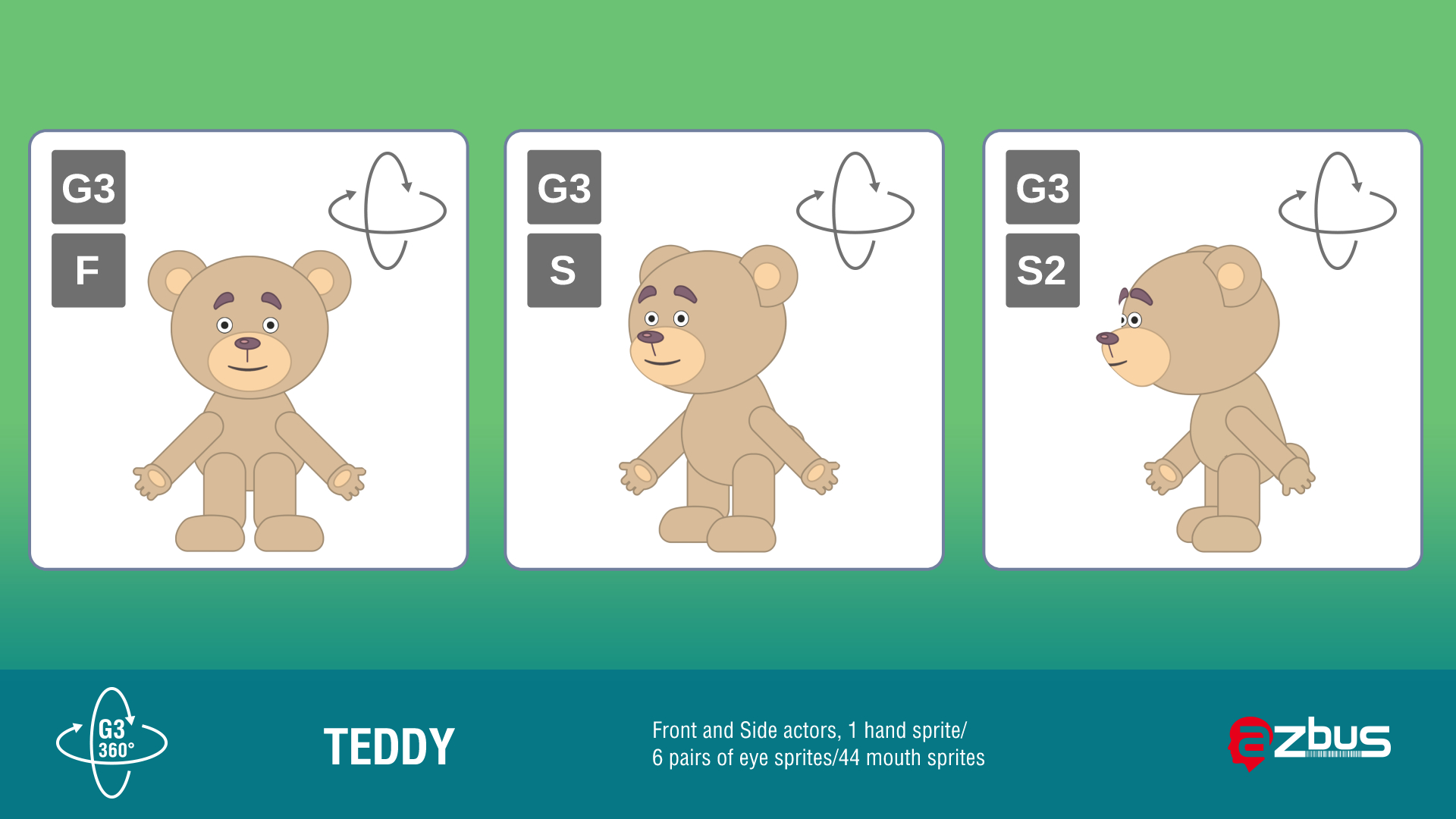 Teddy - Cartoon Animator/Actor - Reallusion Content Store