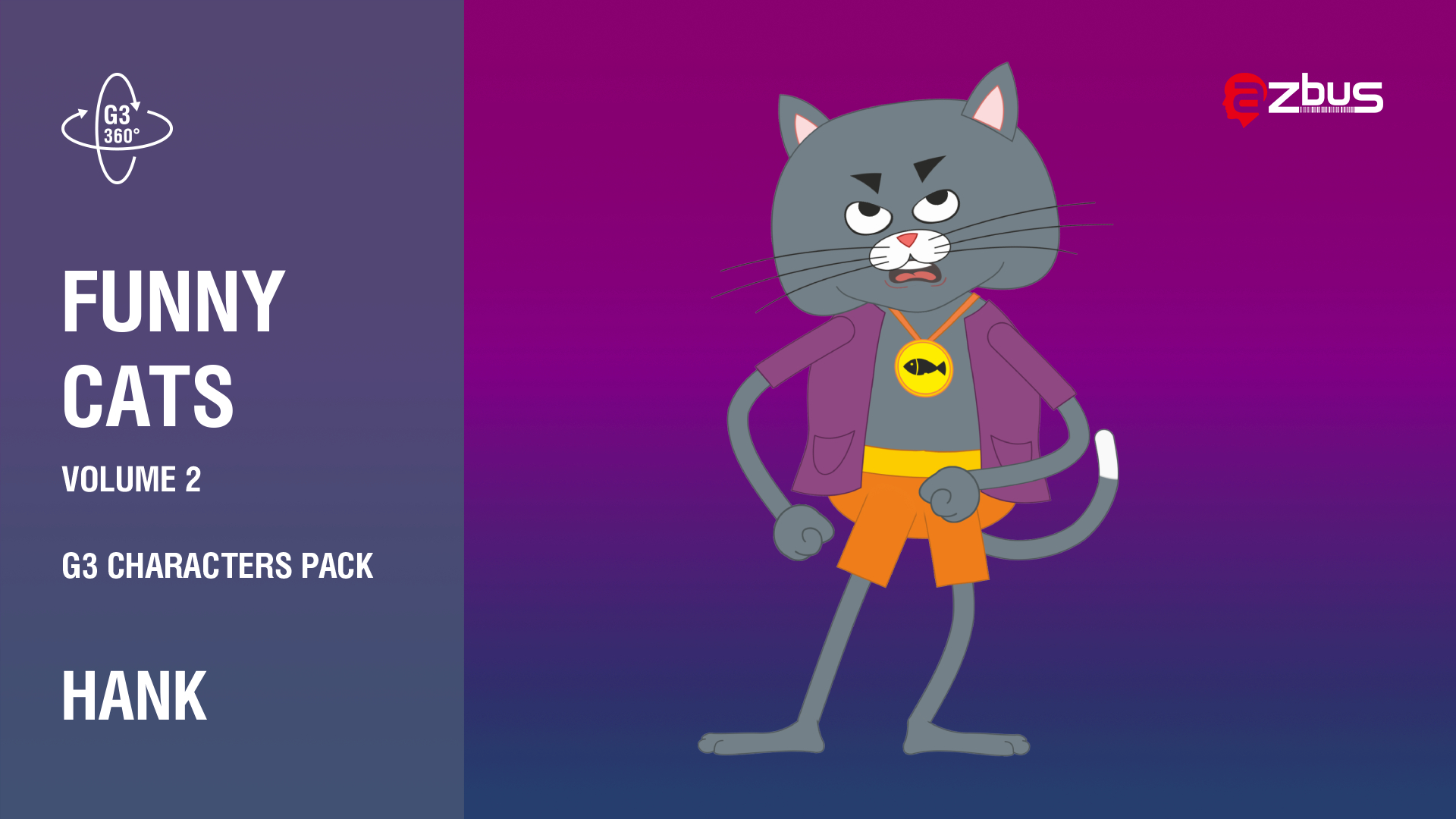 Hank - Cartoon Animator/Actor - Reallusion Content Store