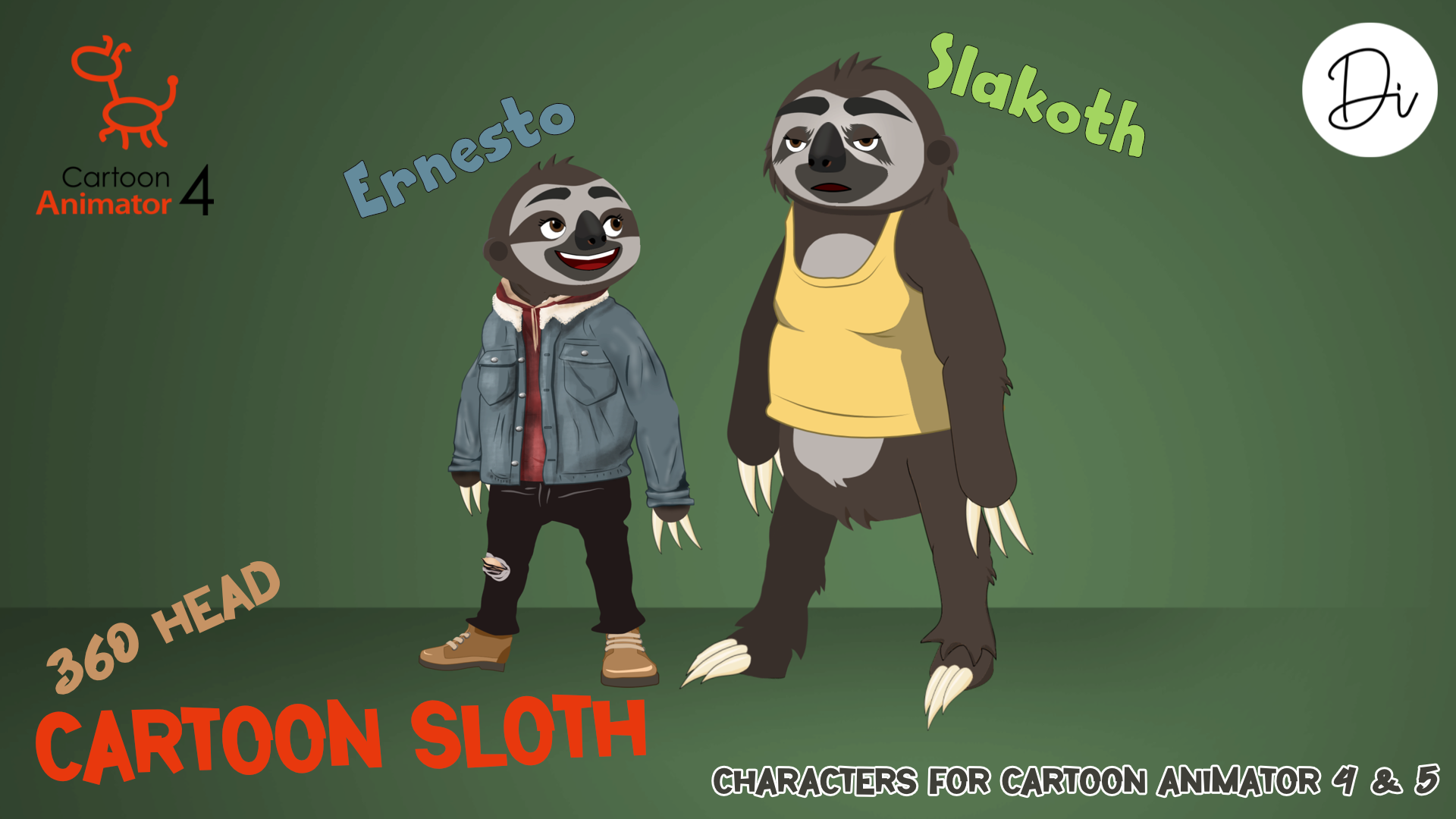 Cartoon Sloth - Cartoon Animator/Actor - Reallusion Content Store