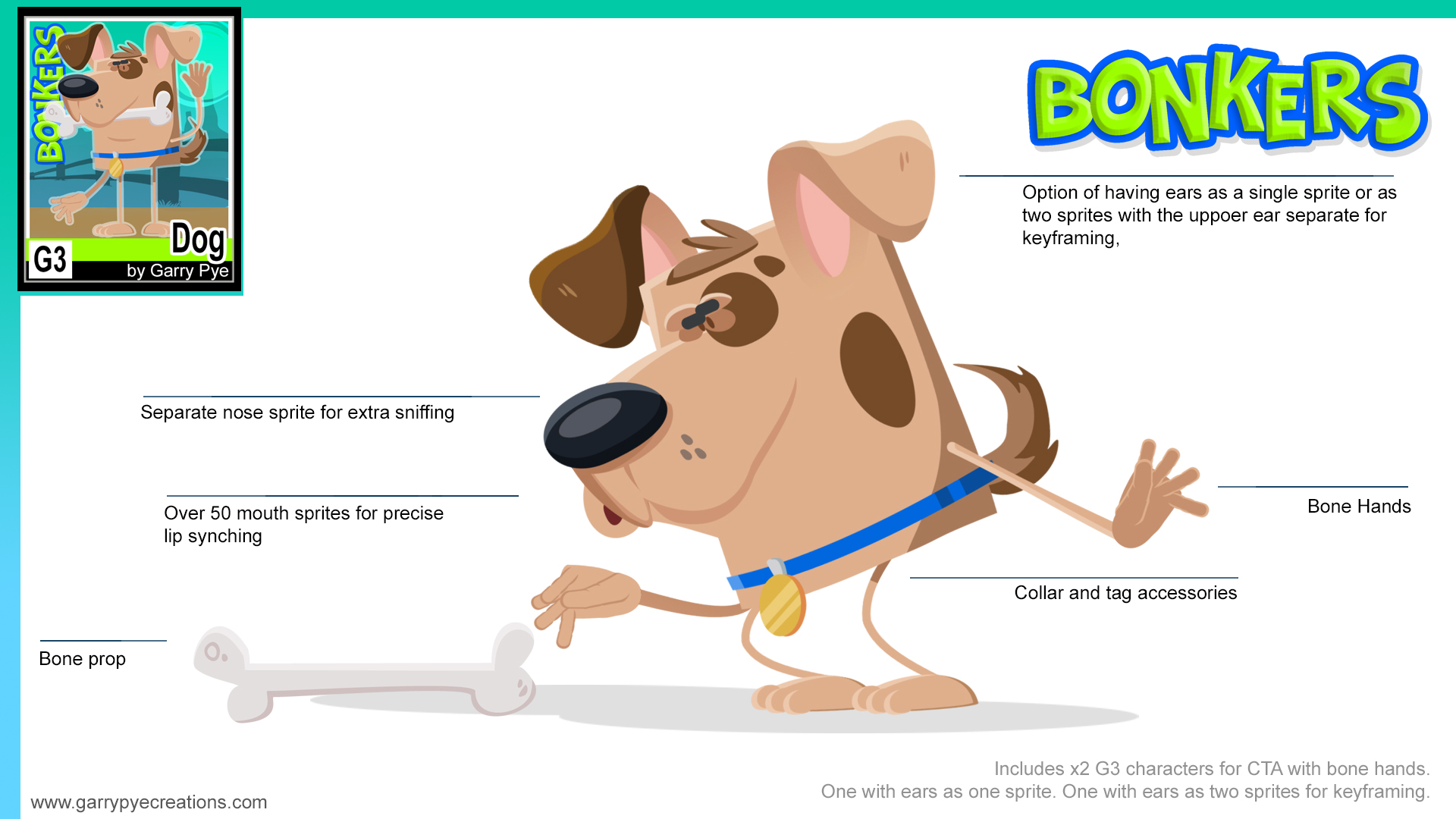 Bonkers Dog - Cartoon Animator/Actor - Reallusion Content Store
