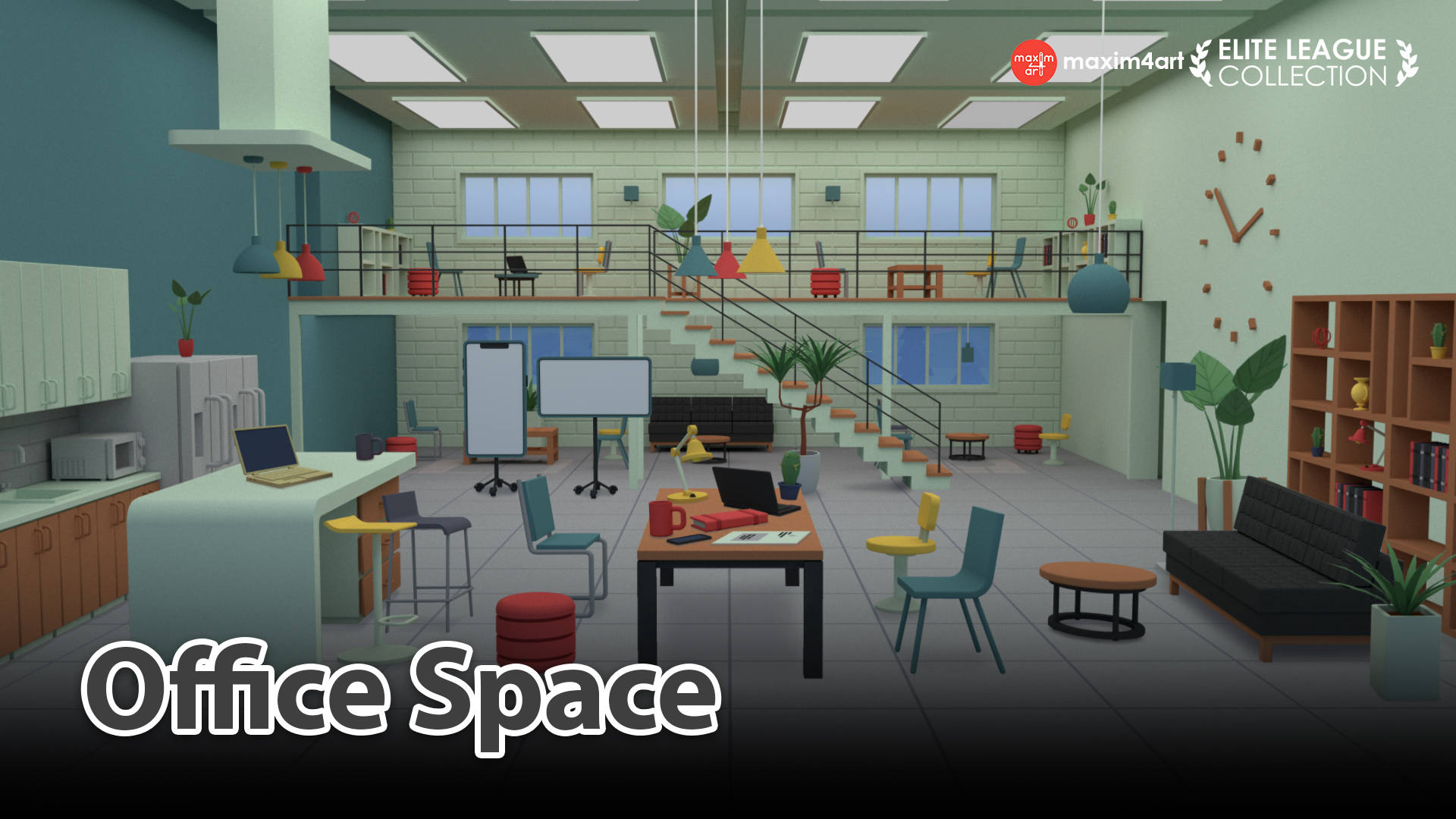 Office Space - Cartoon Animator/Scene - Reallusion Content Store