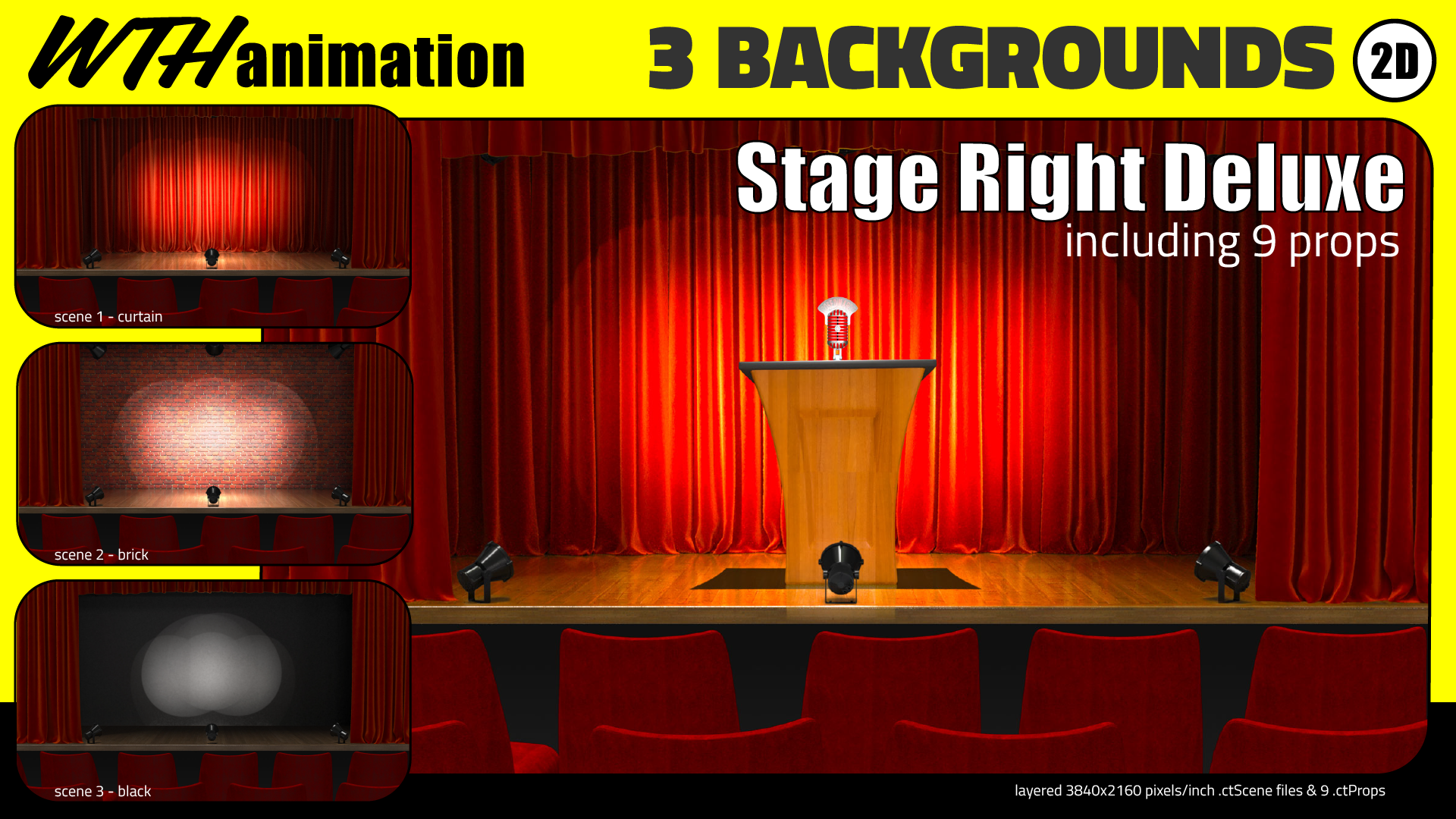 Stage Right – Deluxe - Cartoon Animator/Scene - Reallusion Content Store