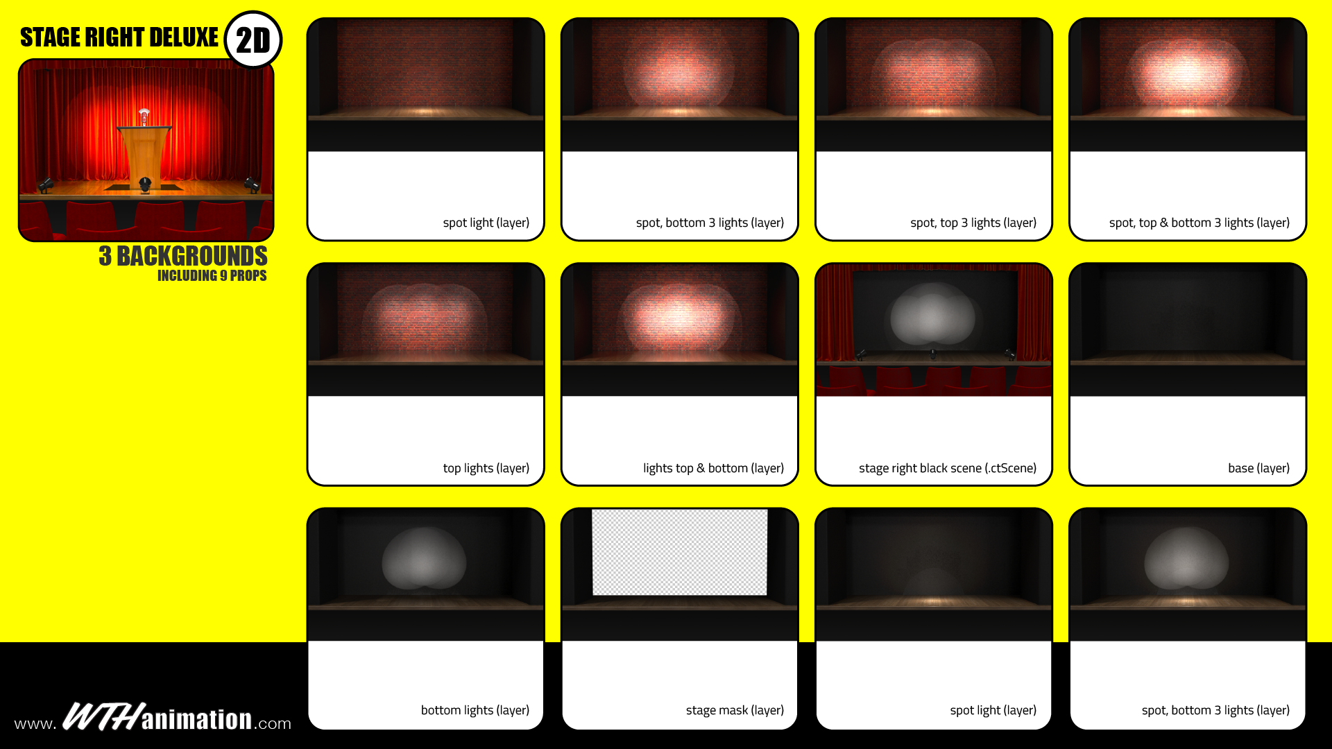 Stage Right – Deluxe - Cartoon Animator/Scene - Reallusion Content Store