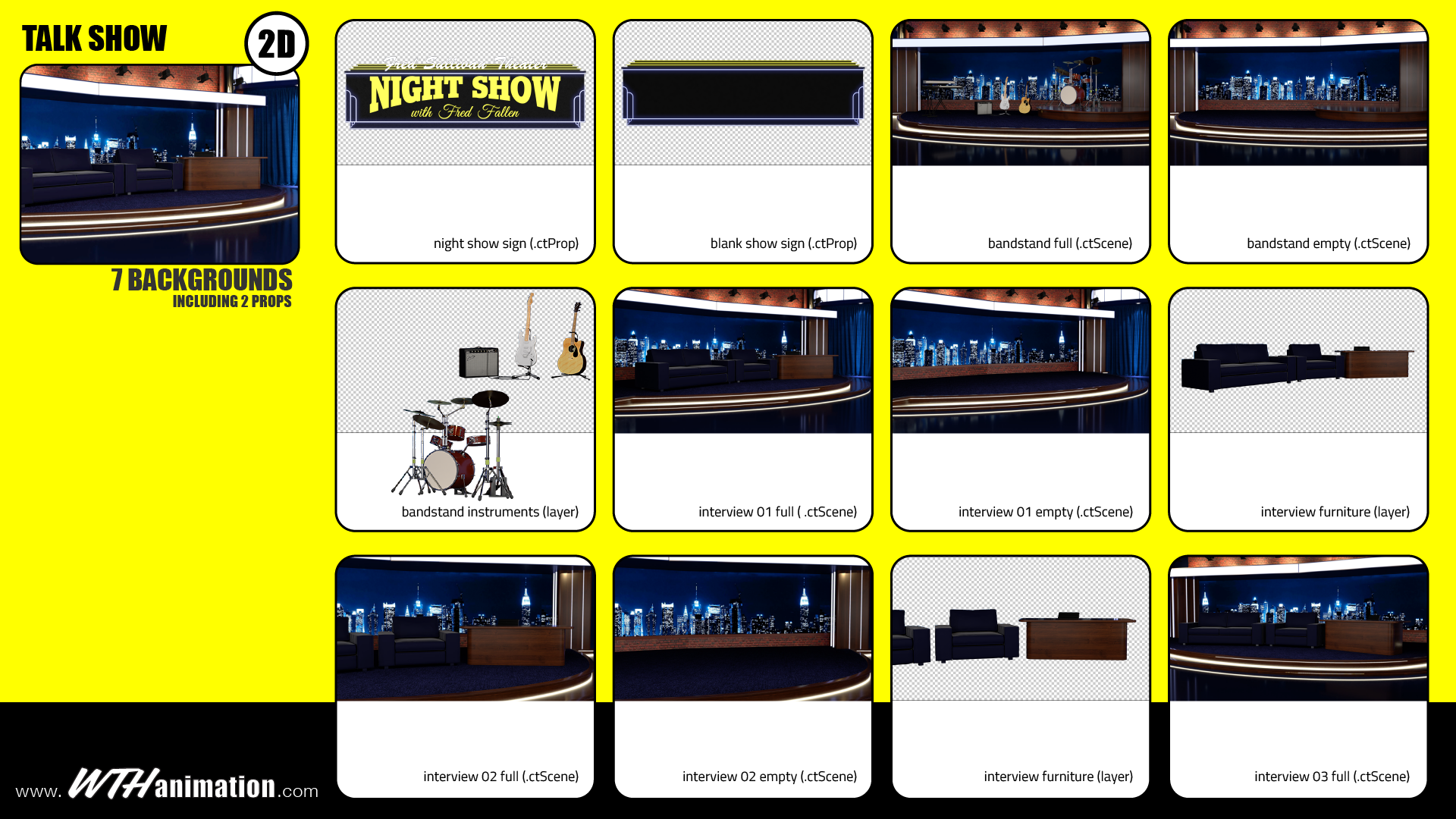 Talk Show - Cartoon Animator/Scene - Reallusion Content Store