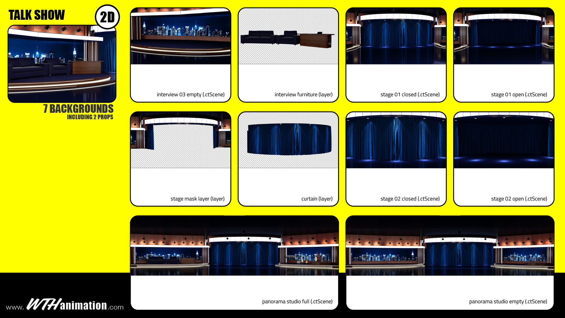 Talk Show - Cartoon Animator/Scene - Reallusion Content Store