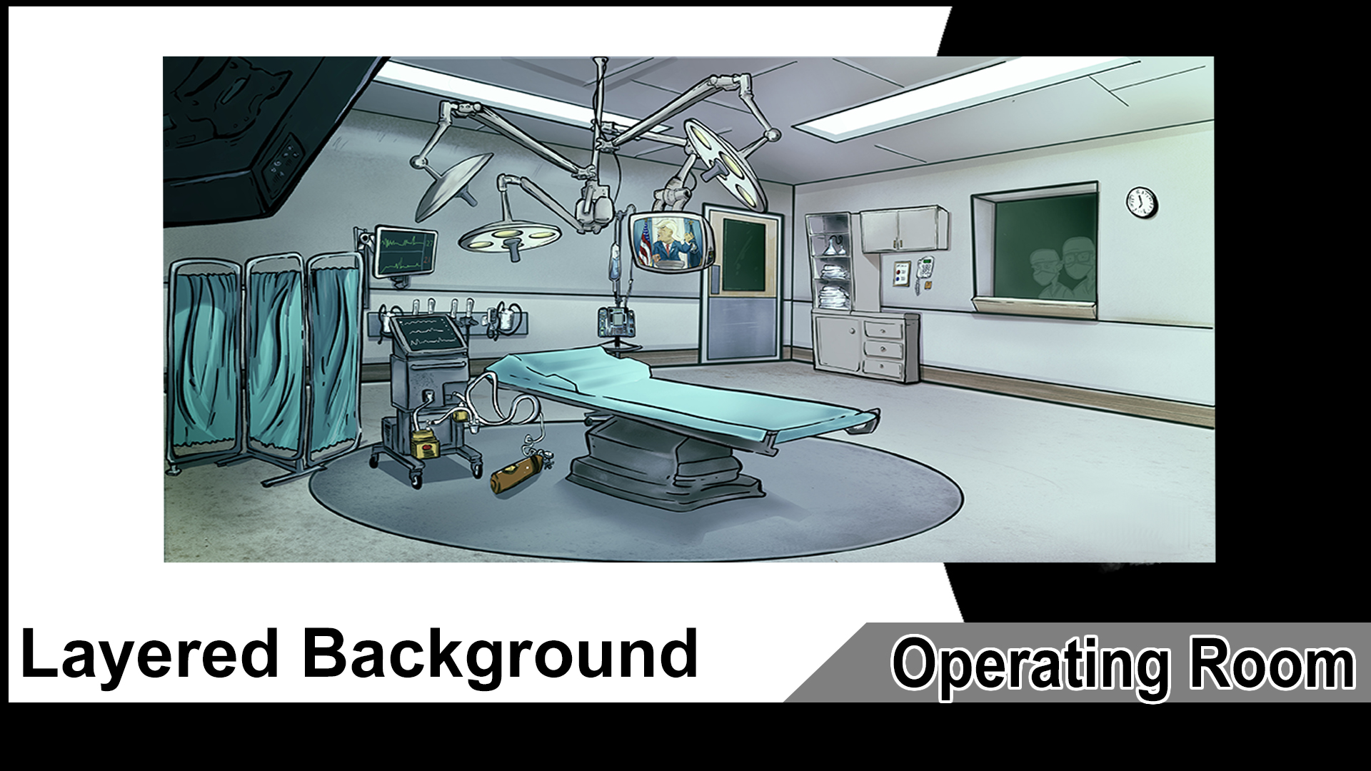 Hospital operating room - Cartoon Animator/Scene - Reallusion Content Store
