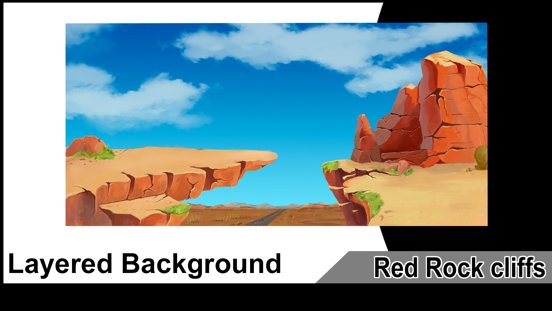 Red Rock Cliffs - Cartoon Animator/Scene - Reallusion Content Store