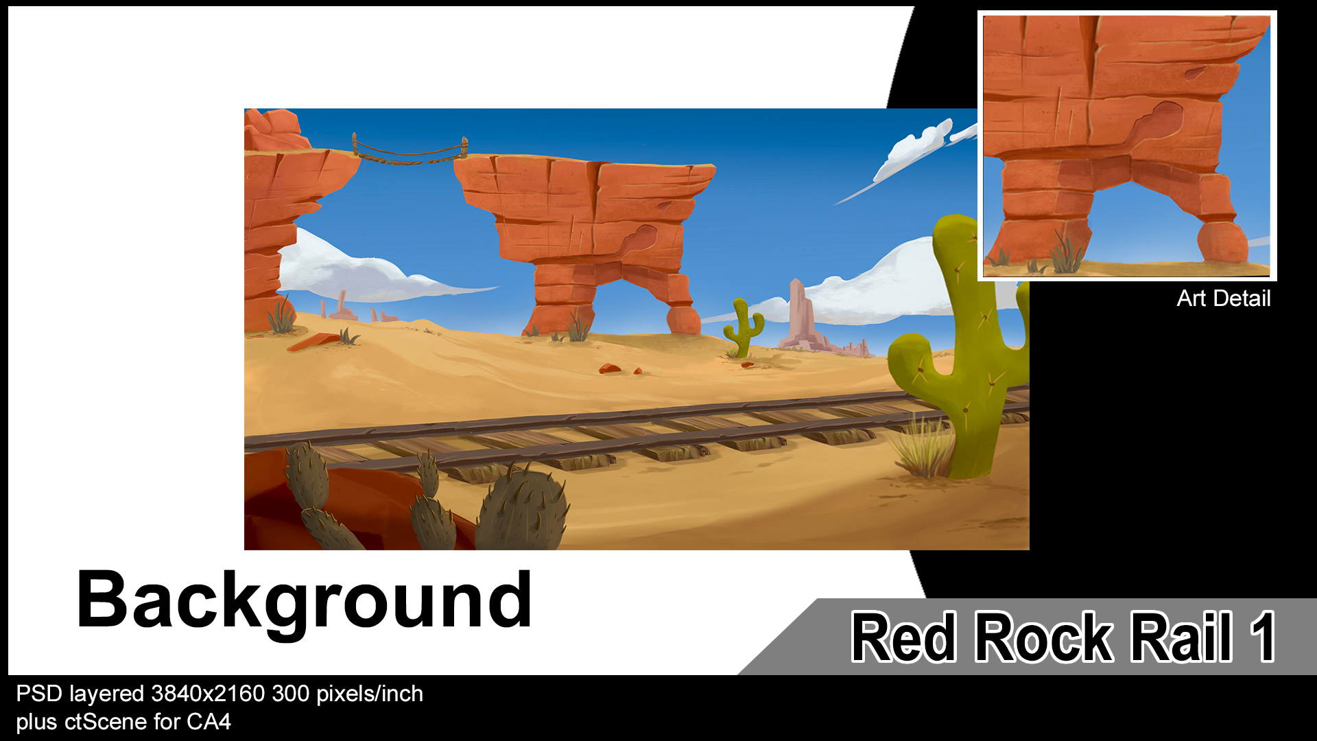 Red Rock Rail - Cartoon Animator/Scene - Reallusion Content Store